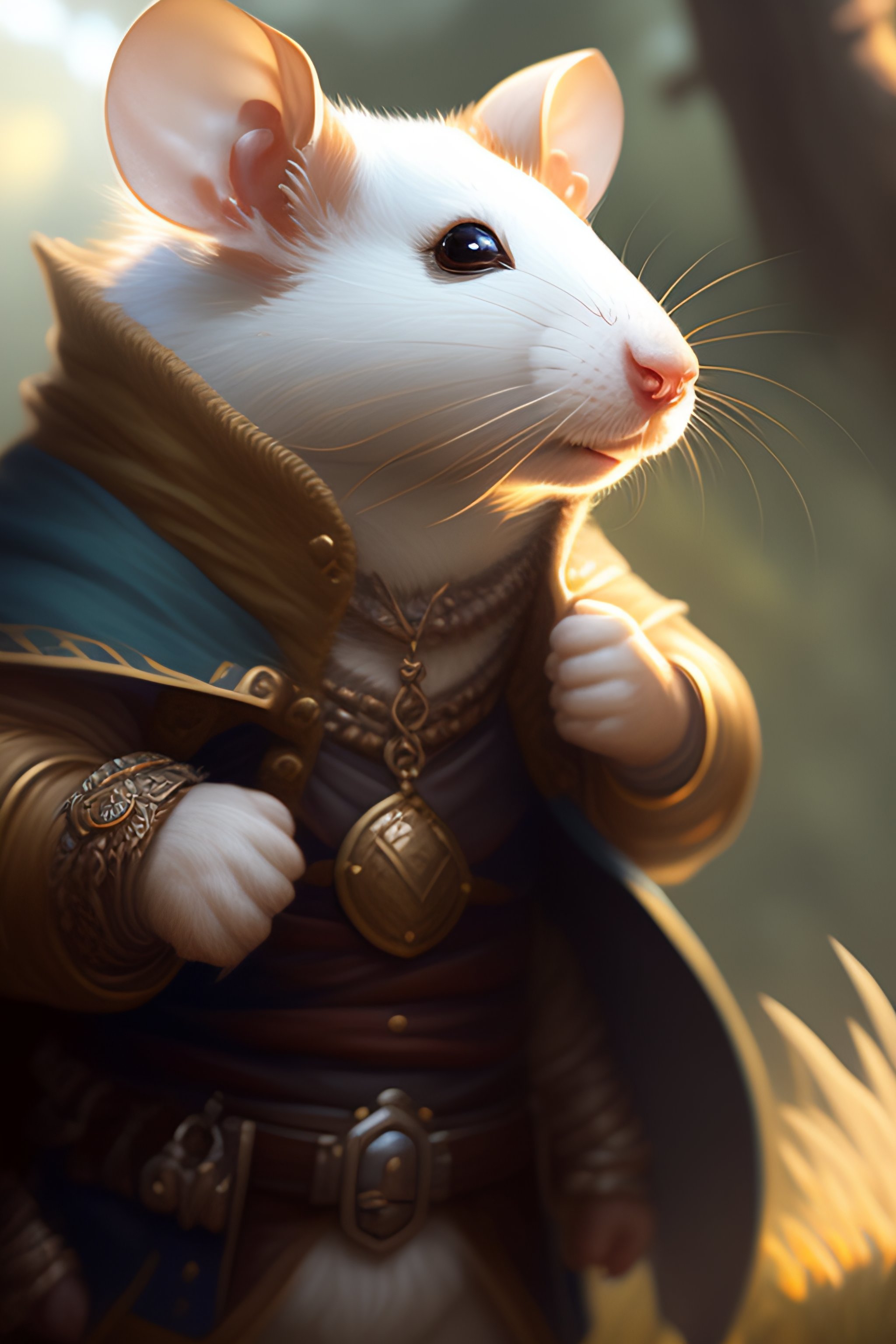 Lexica - A detailed portrait of white rat ,giving thumbs up illustrator ...