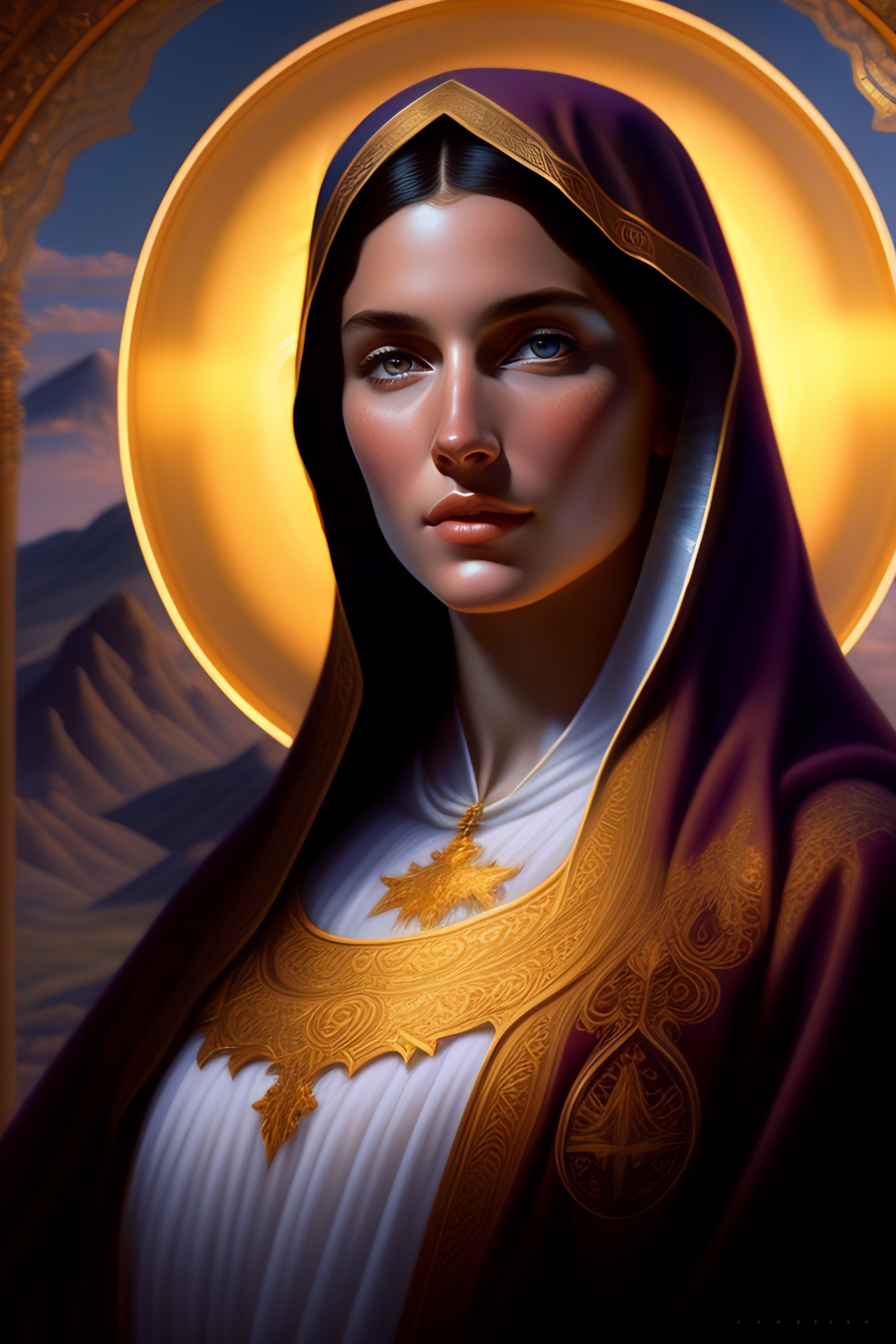 Lexica - Virgin mary of perpetual succor full body with beautiful lace ...