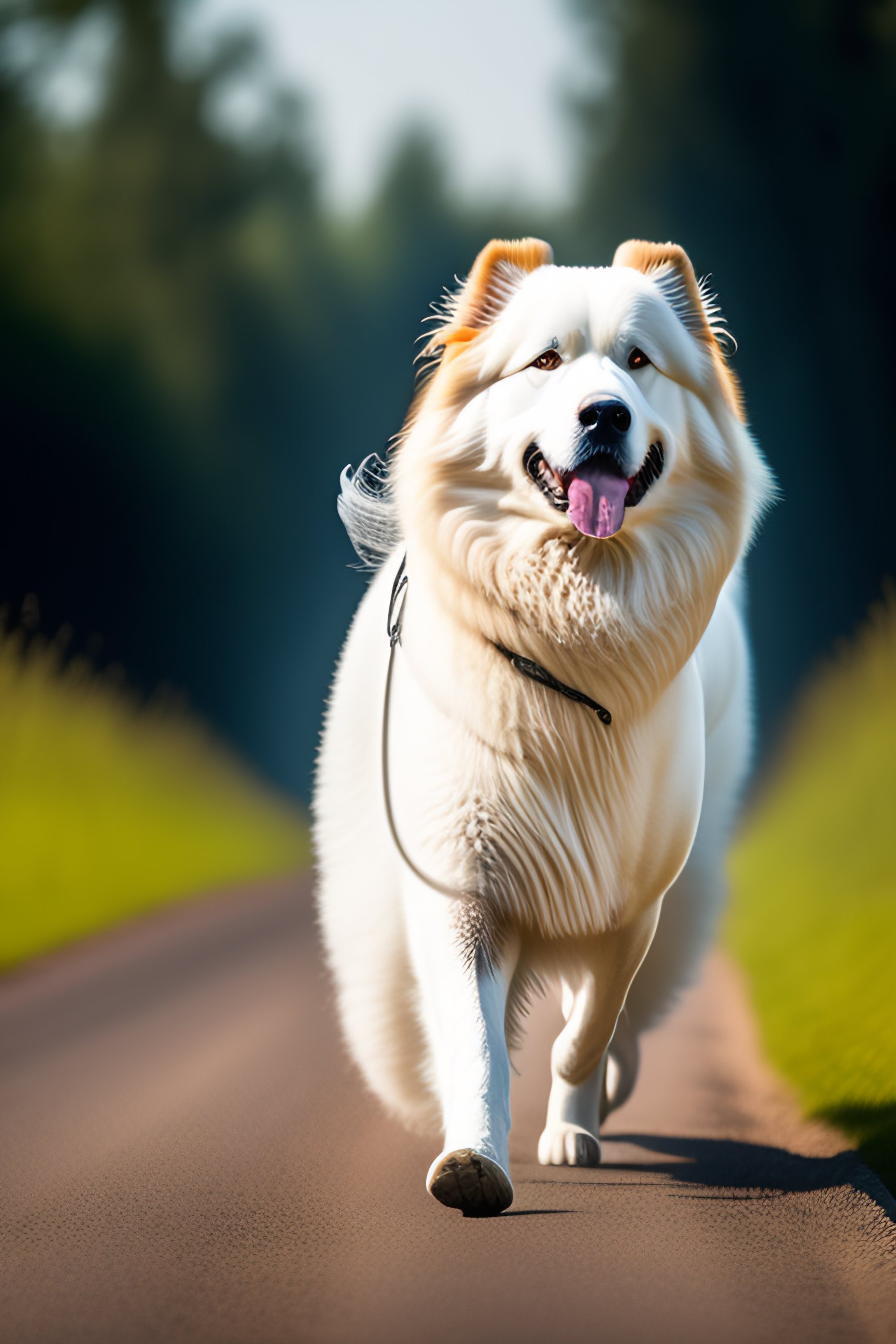 Lexica - Great Pyrenees chasing a skunk