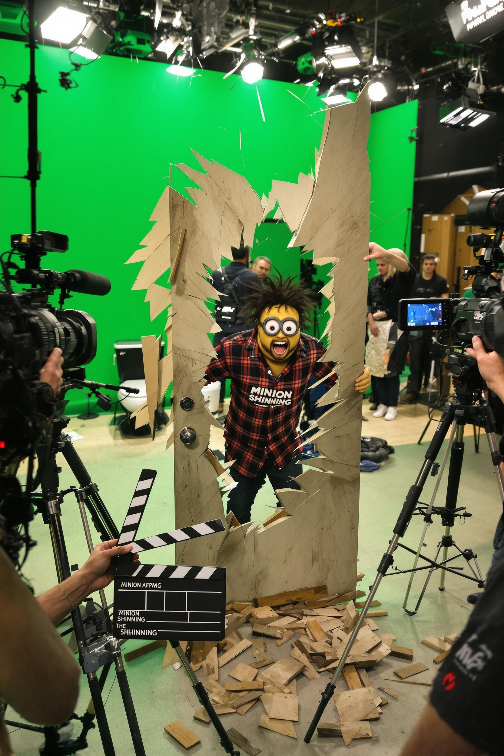 Lexica - A filmset photograph of a Minion (from Despicable Me & Minions ...