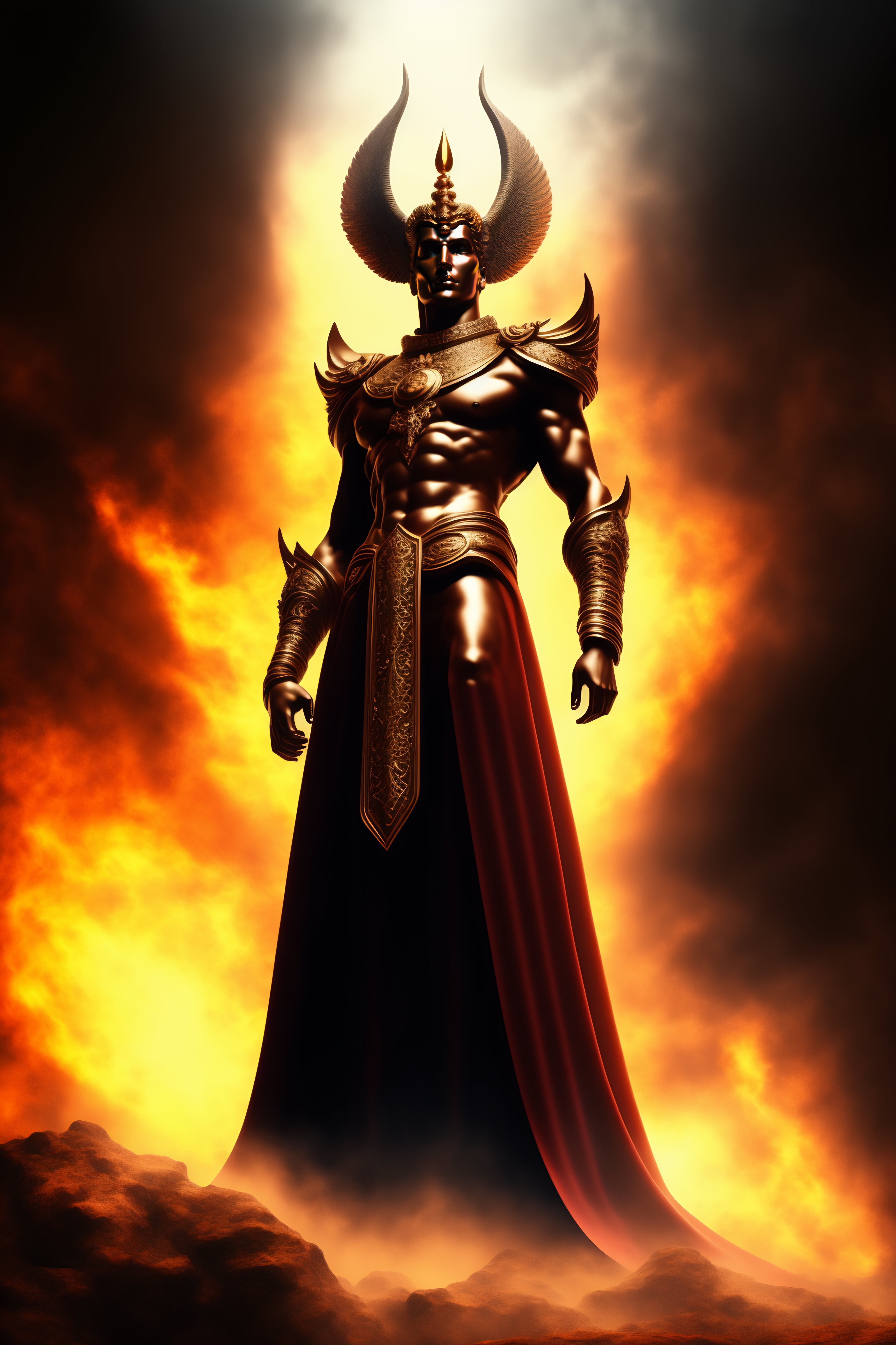 Lexica - Lucifer rock god , elegant, ar: 3:2, epic quality,