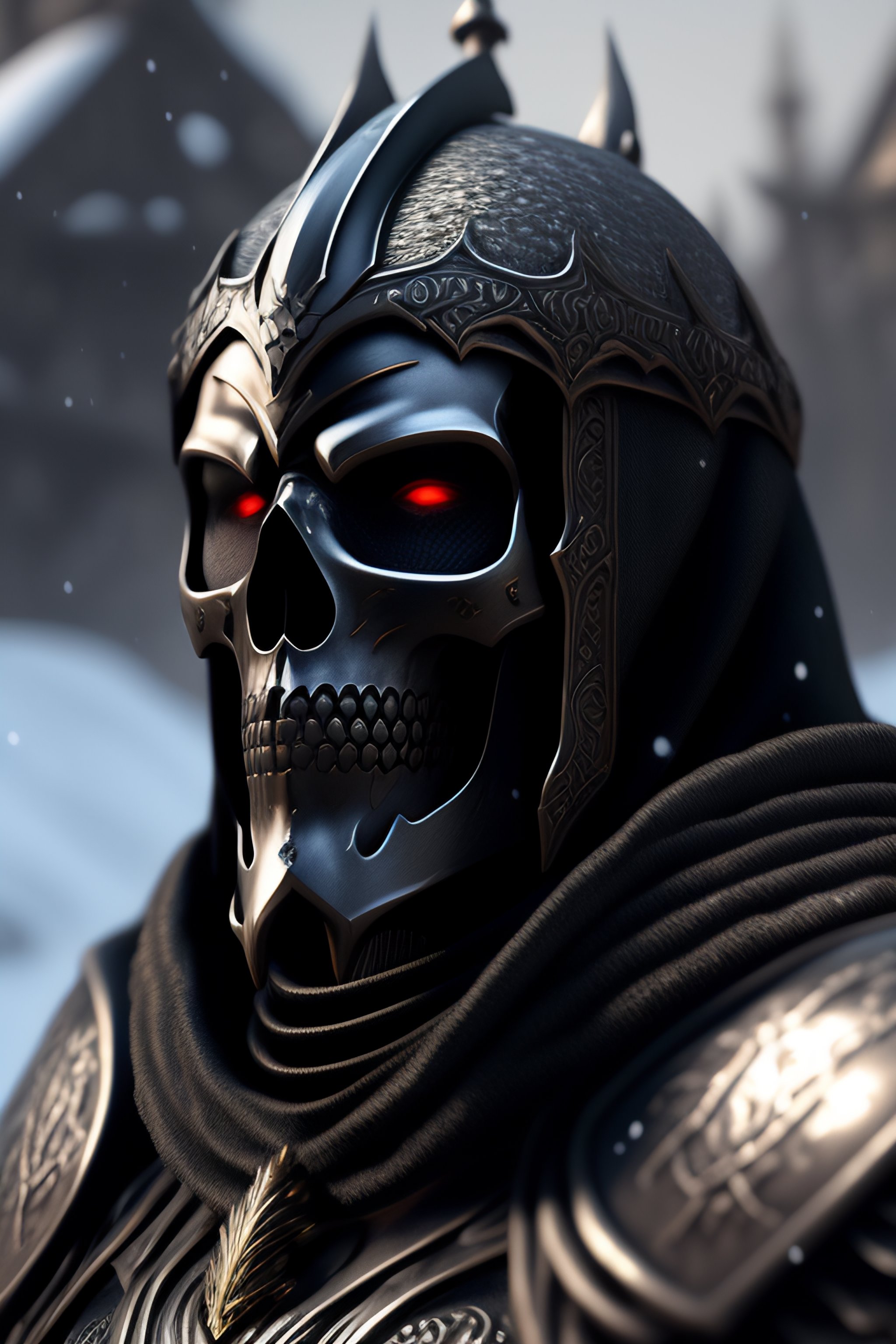Lexica - Hades . 48 year old medieval fantasy male skull knight ...