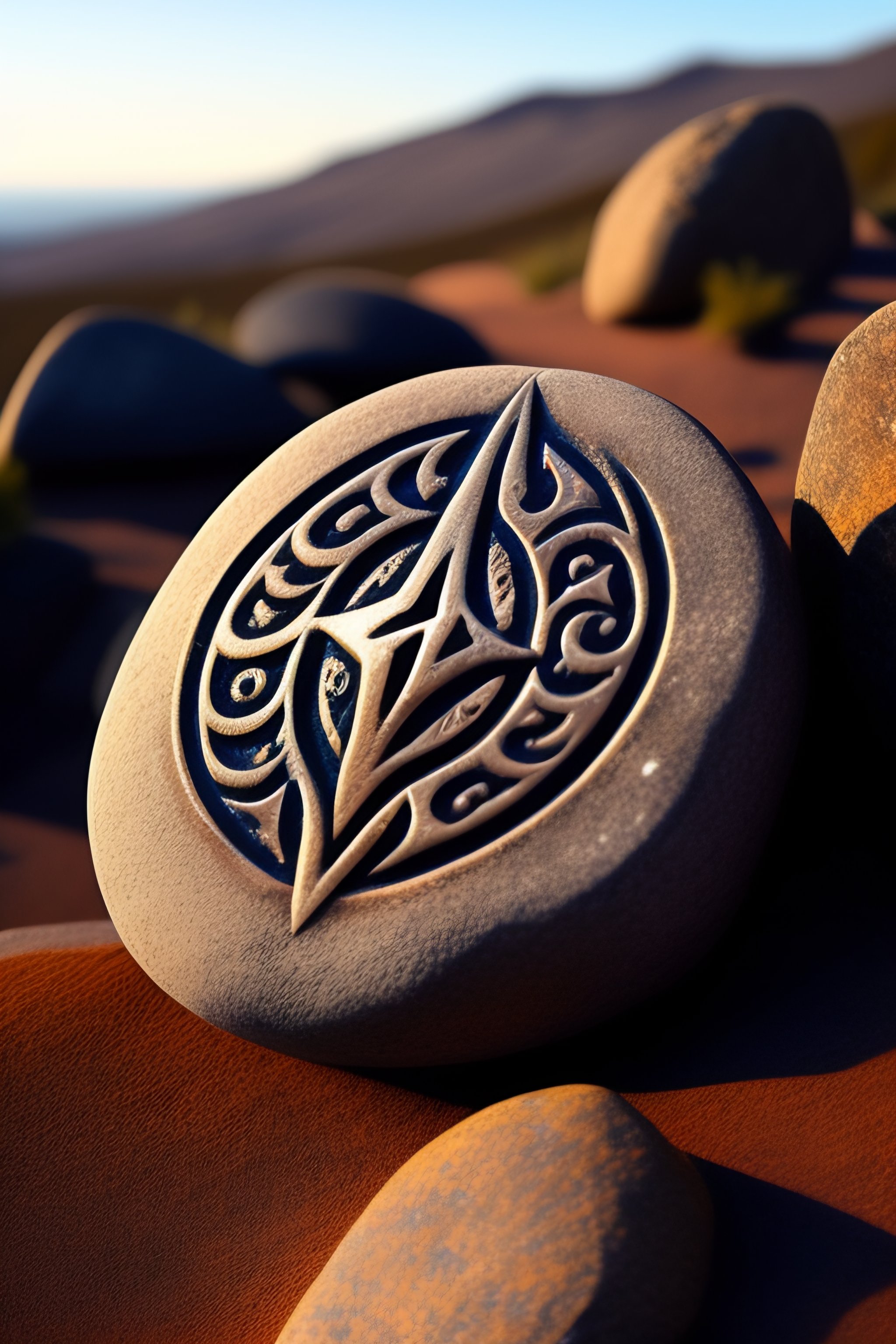Lexica - A set of 90 magic runes carved on rock