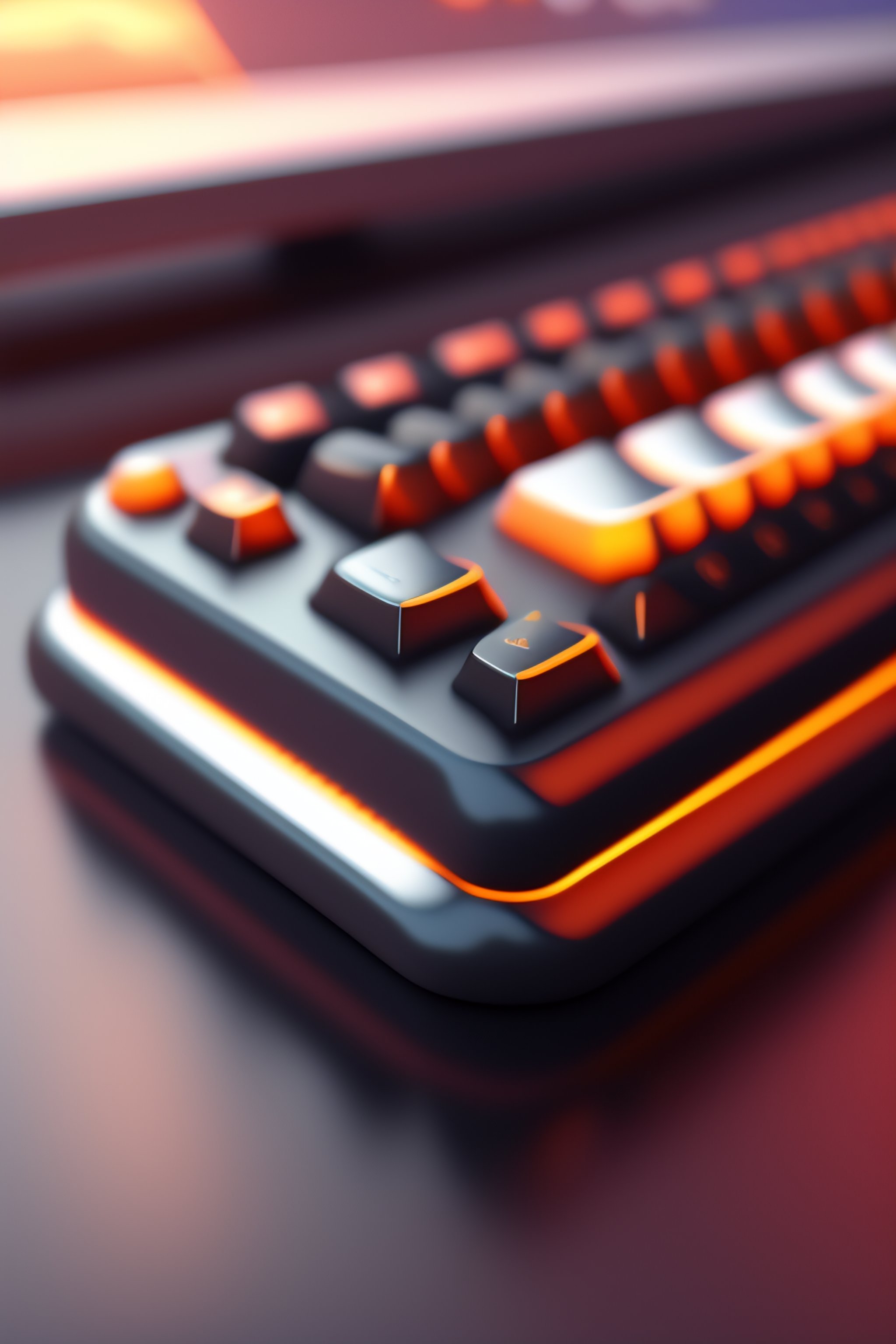 Lexica - A beautiful 3D image of an anthropomorphic keyboard, Cal-Arts ...