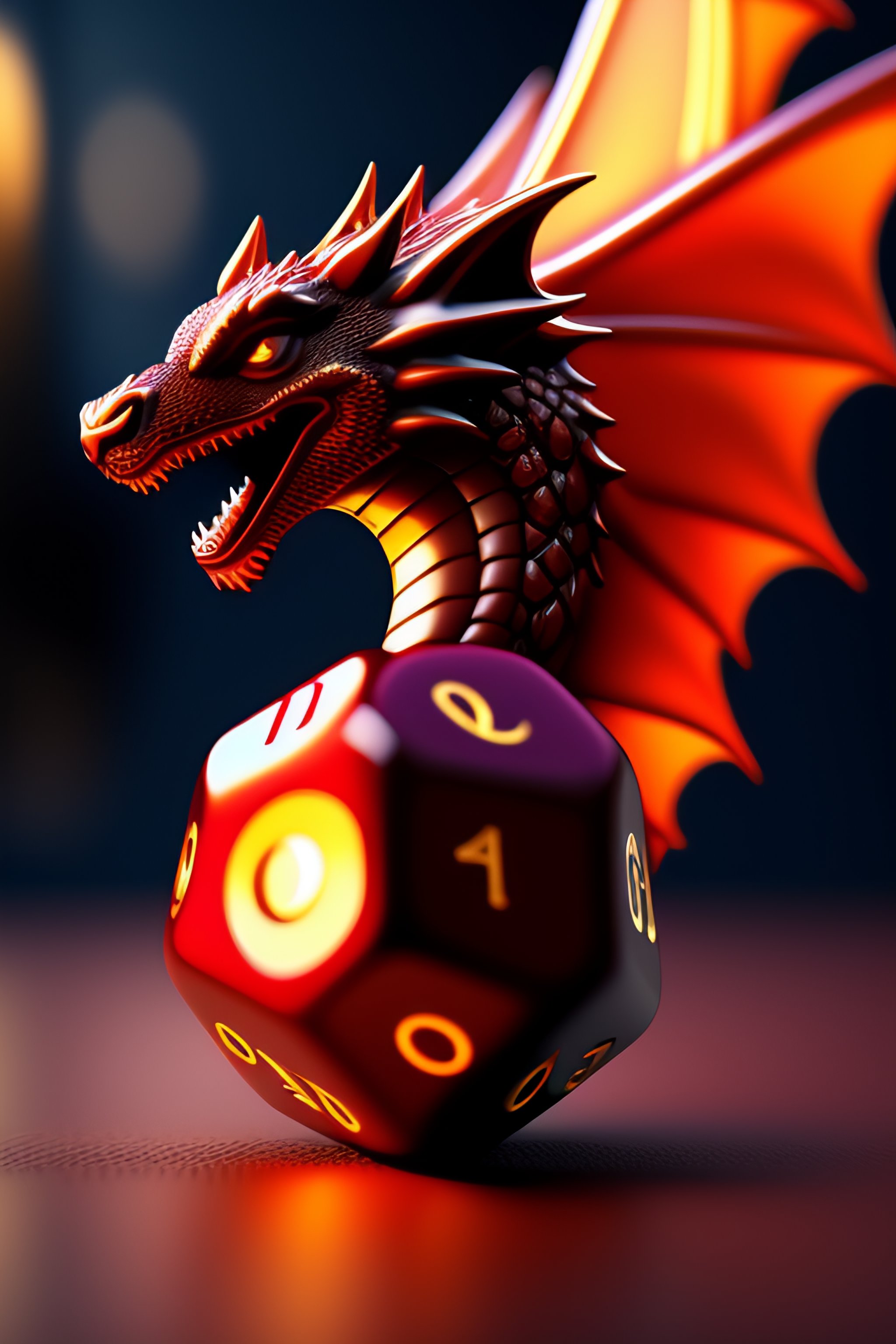 Lexica - Cartoon ,8k resoultion,hyper realstic , dragon dice