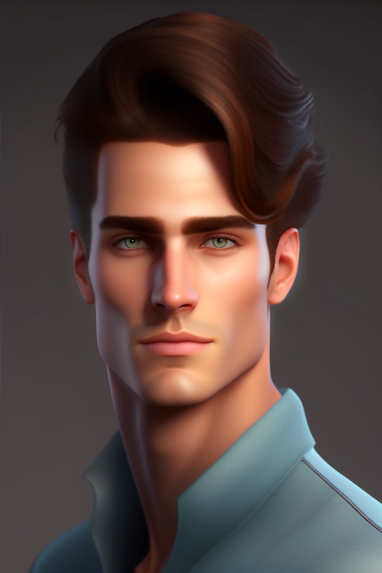 Lexica - Realistic male human portrait, high resolution shot