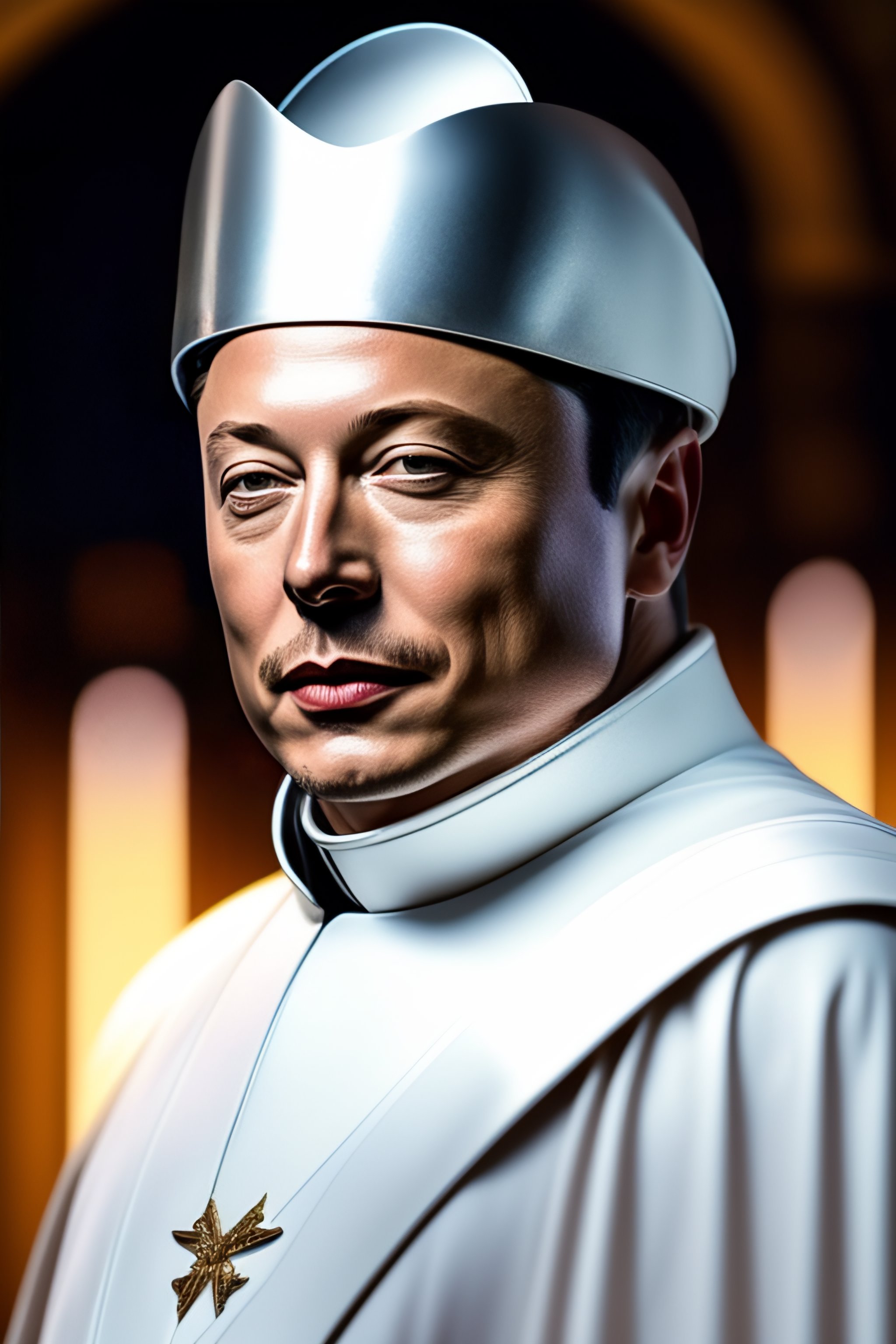 Lexica - Elon musk dressed like pope