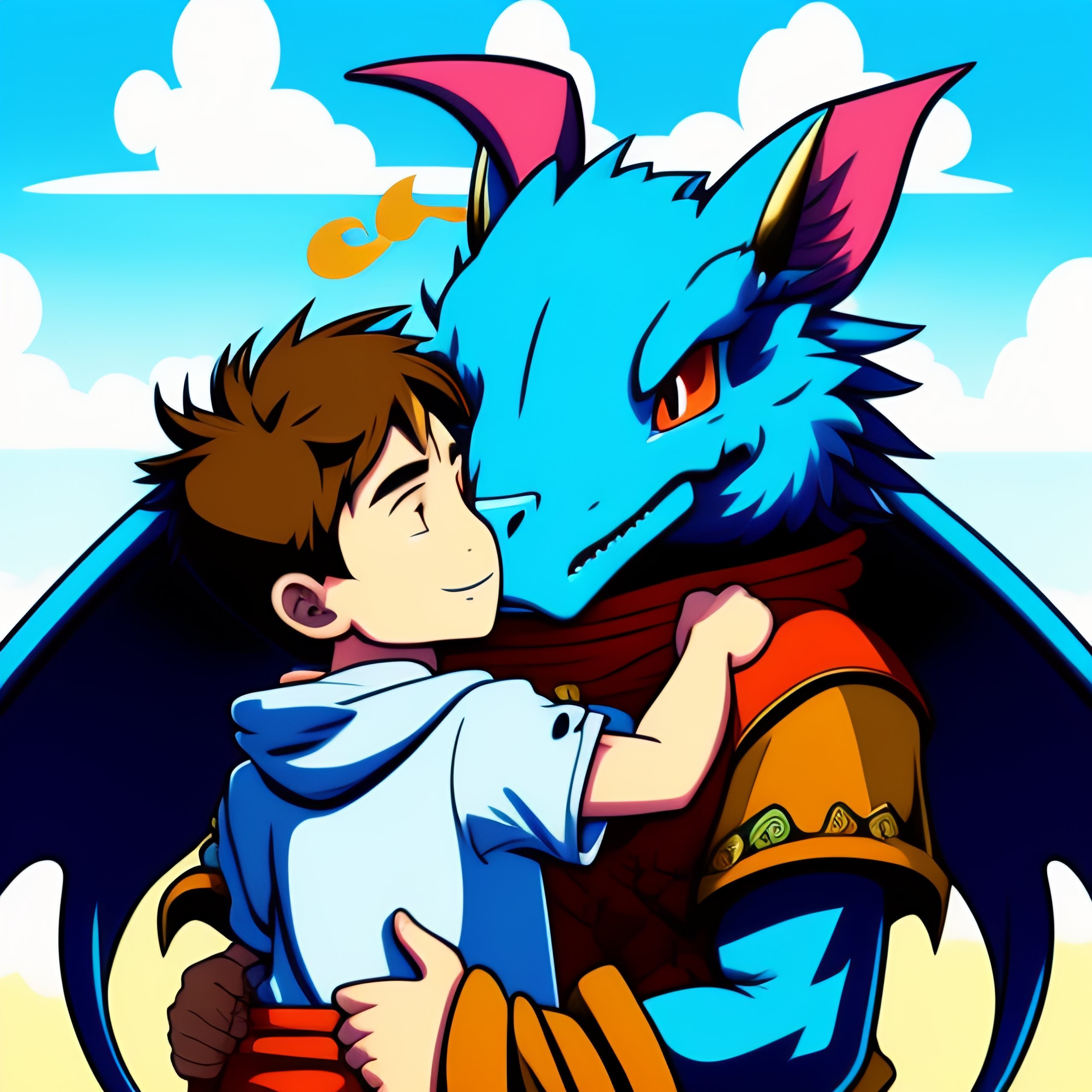 Blue Dragon Anime Wallpaper