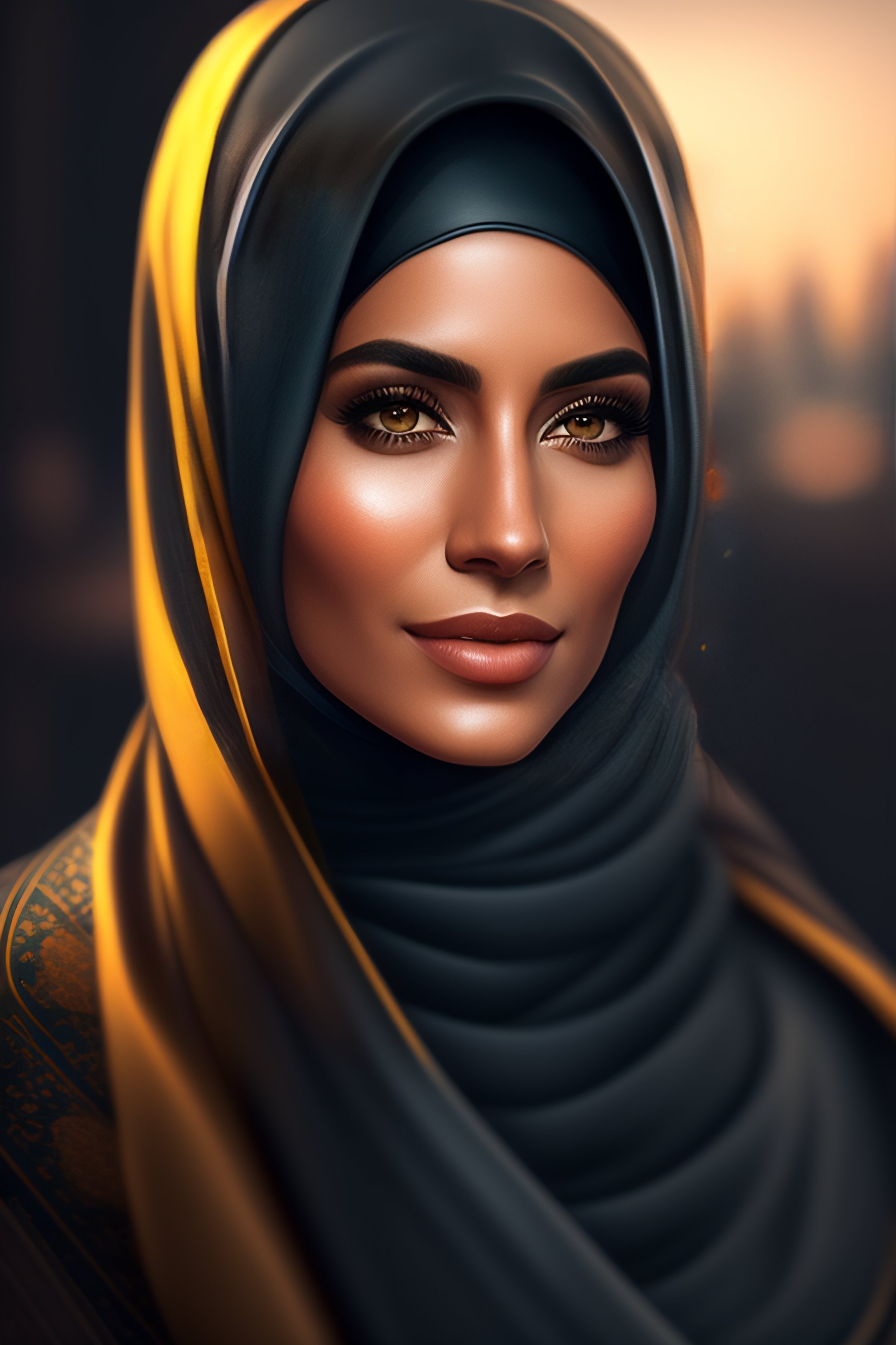 Lexica - A portrait of Islam Slimani, face of jodi sta maria concept art, trending on artstation ...