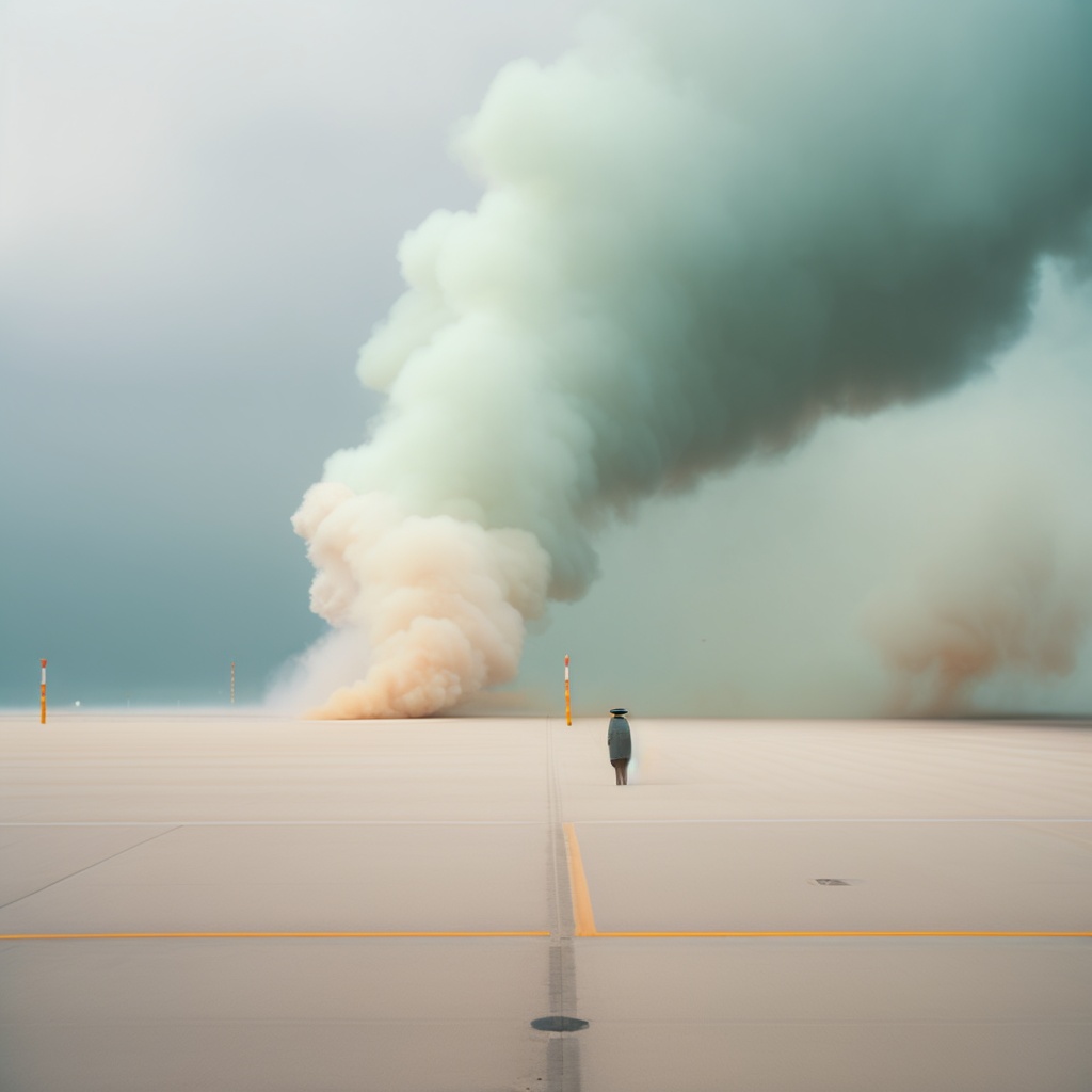 Lexica - Wes Anderson film, photograph of white empty liminal space ...