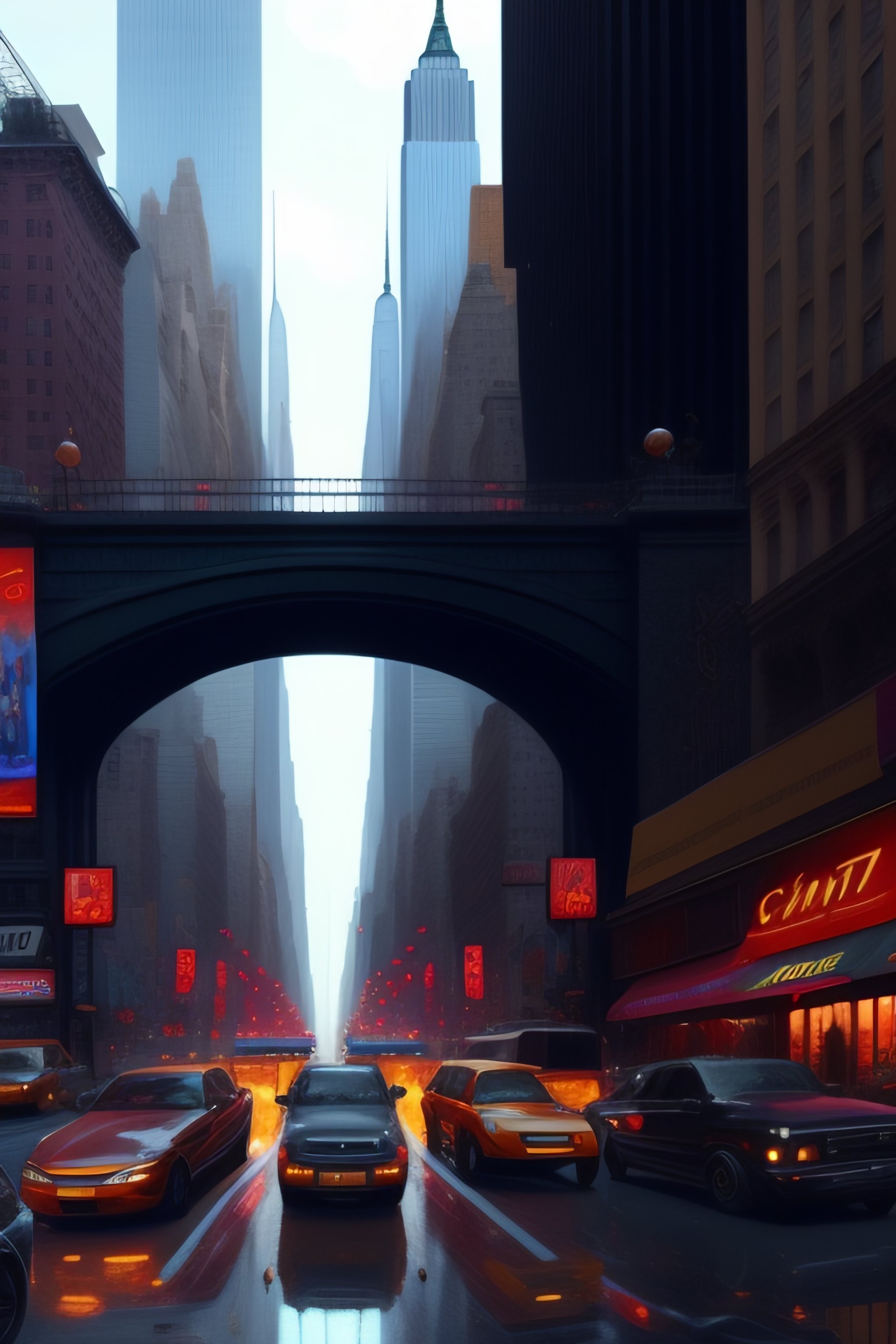 Lexica - New york city, style game square enix, trending on artstation ...