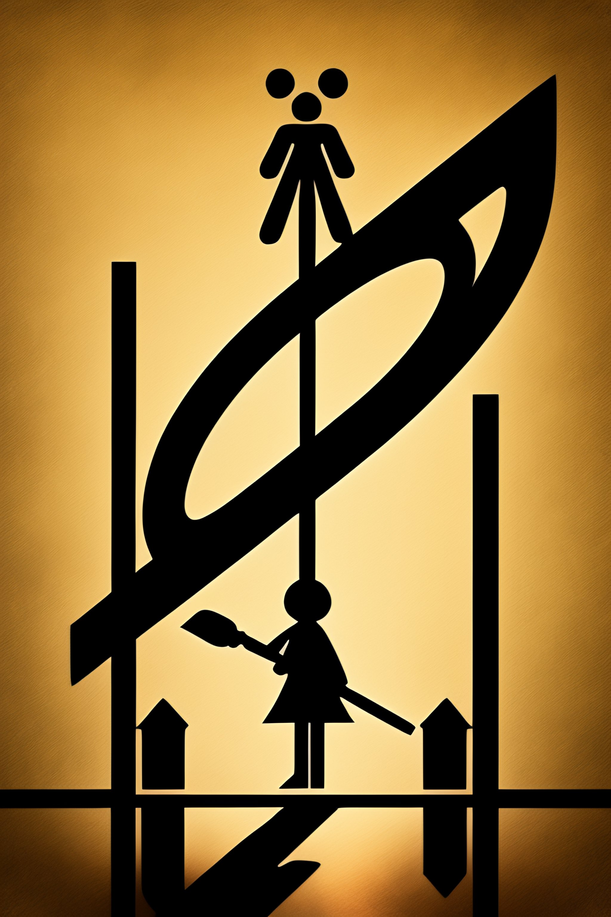 Lexica - Stick figure with a scythe