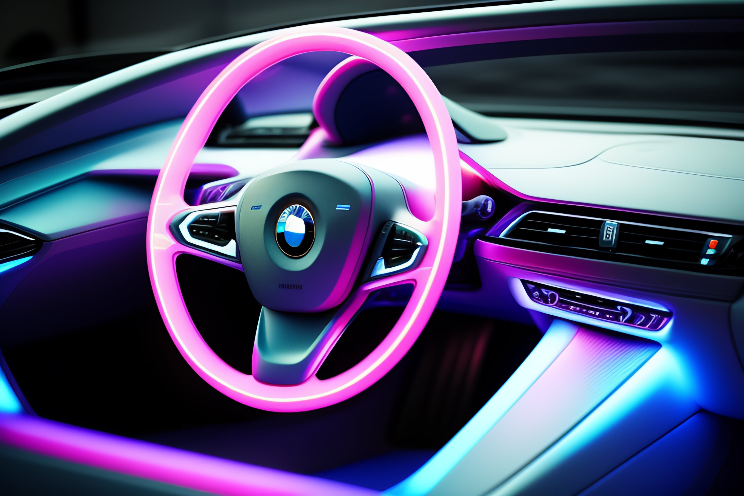 Lexica - BMW glowing LED steering wheel