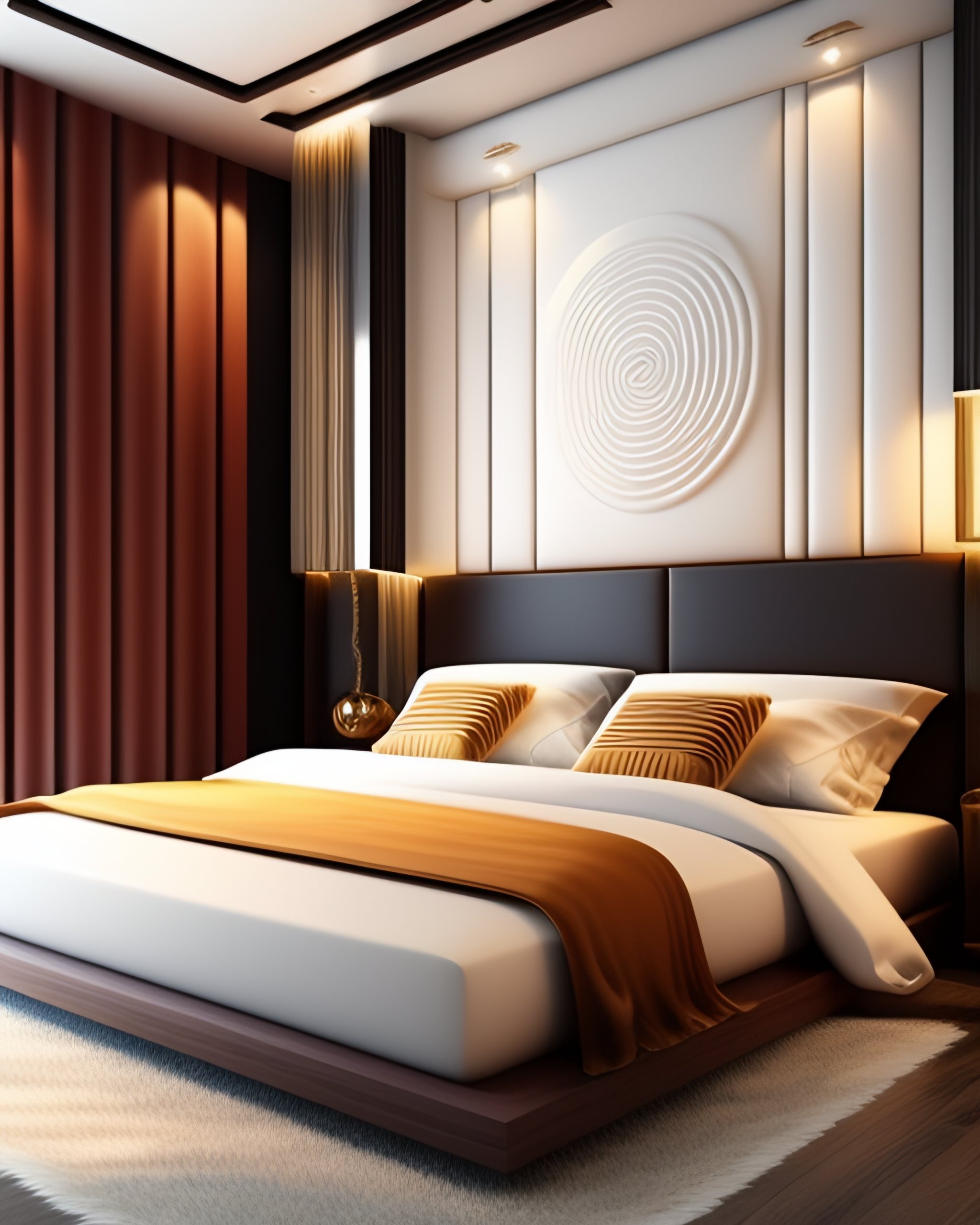 Lexica - White color interior, modular, bedroom, indian style, simple ...