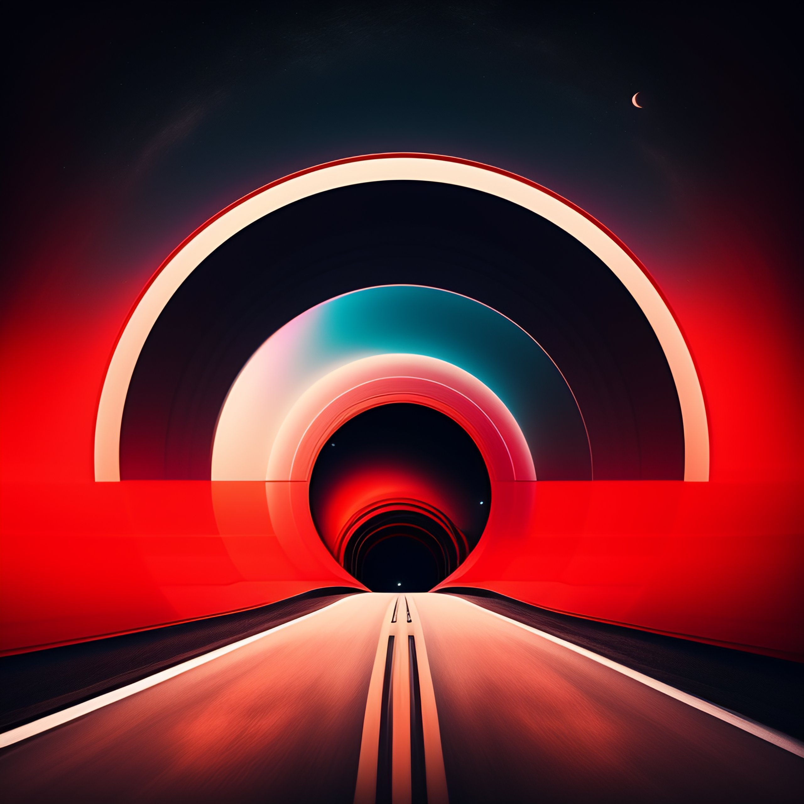 Lexica - Liminal. minimalist art. grainy photo of a vintage red ...
