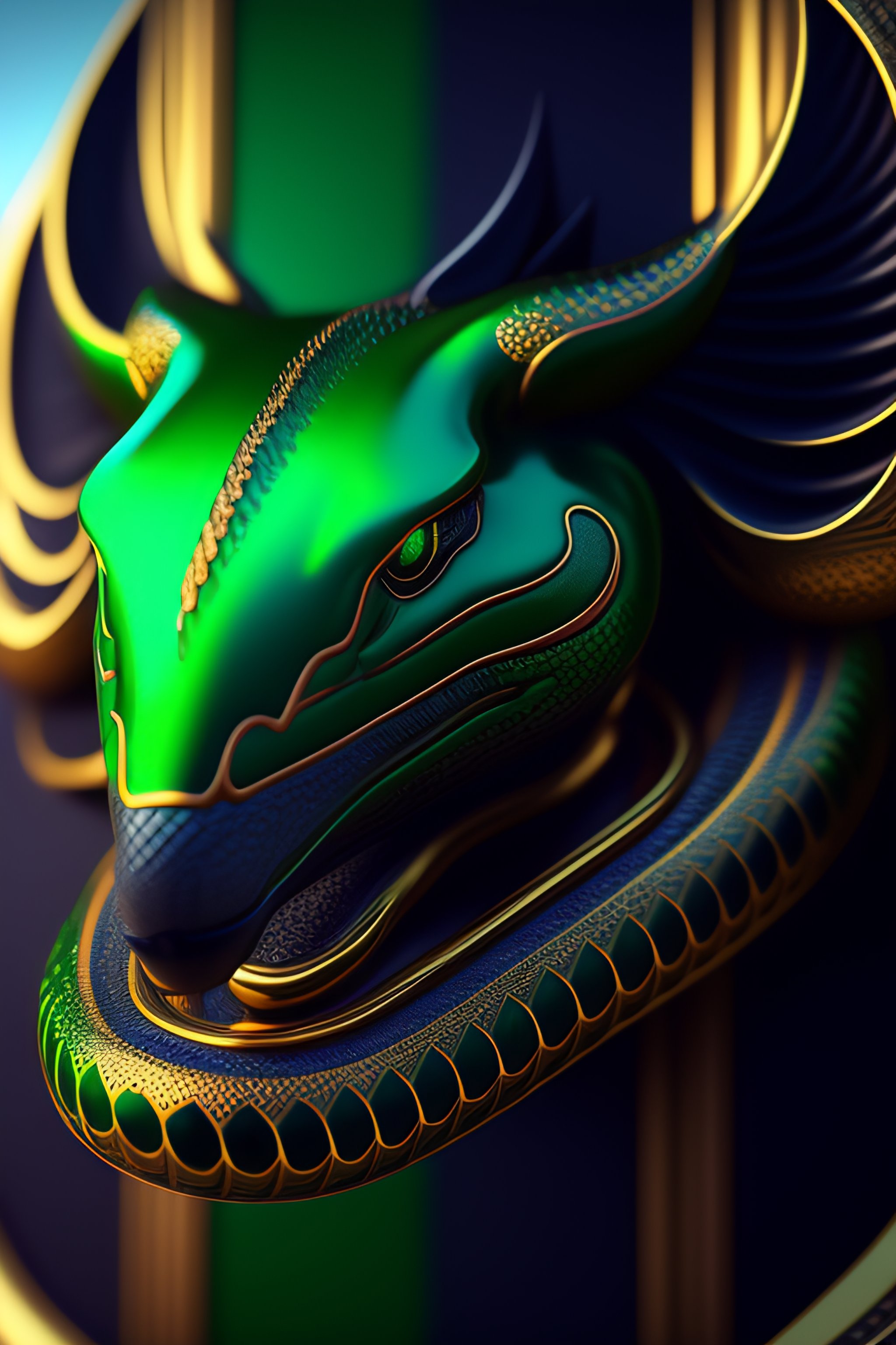 Lexica - A family coat of arms, painting, symbol of snake flag by style ...