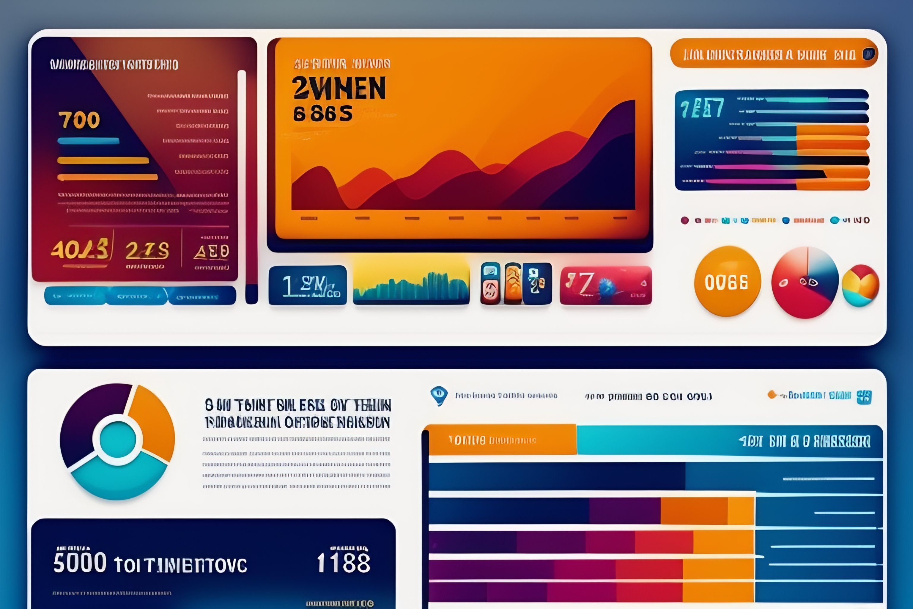 Lexica - Banner for youtube theme statistics and infographic