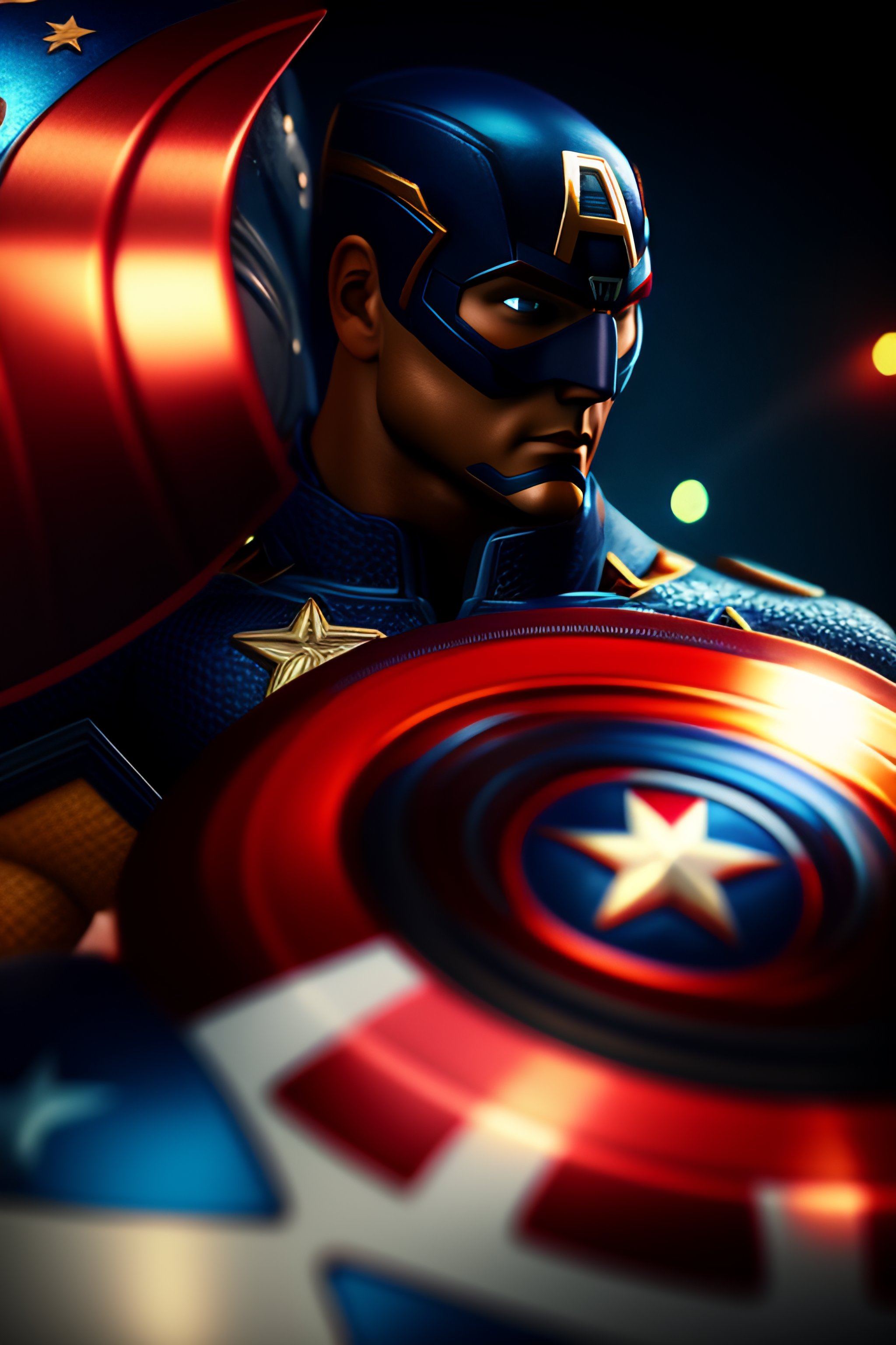 Lexica - Super hero captain america, highly detailed, unreal engine 5 ...