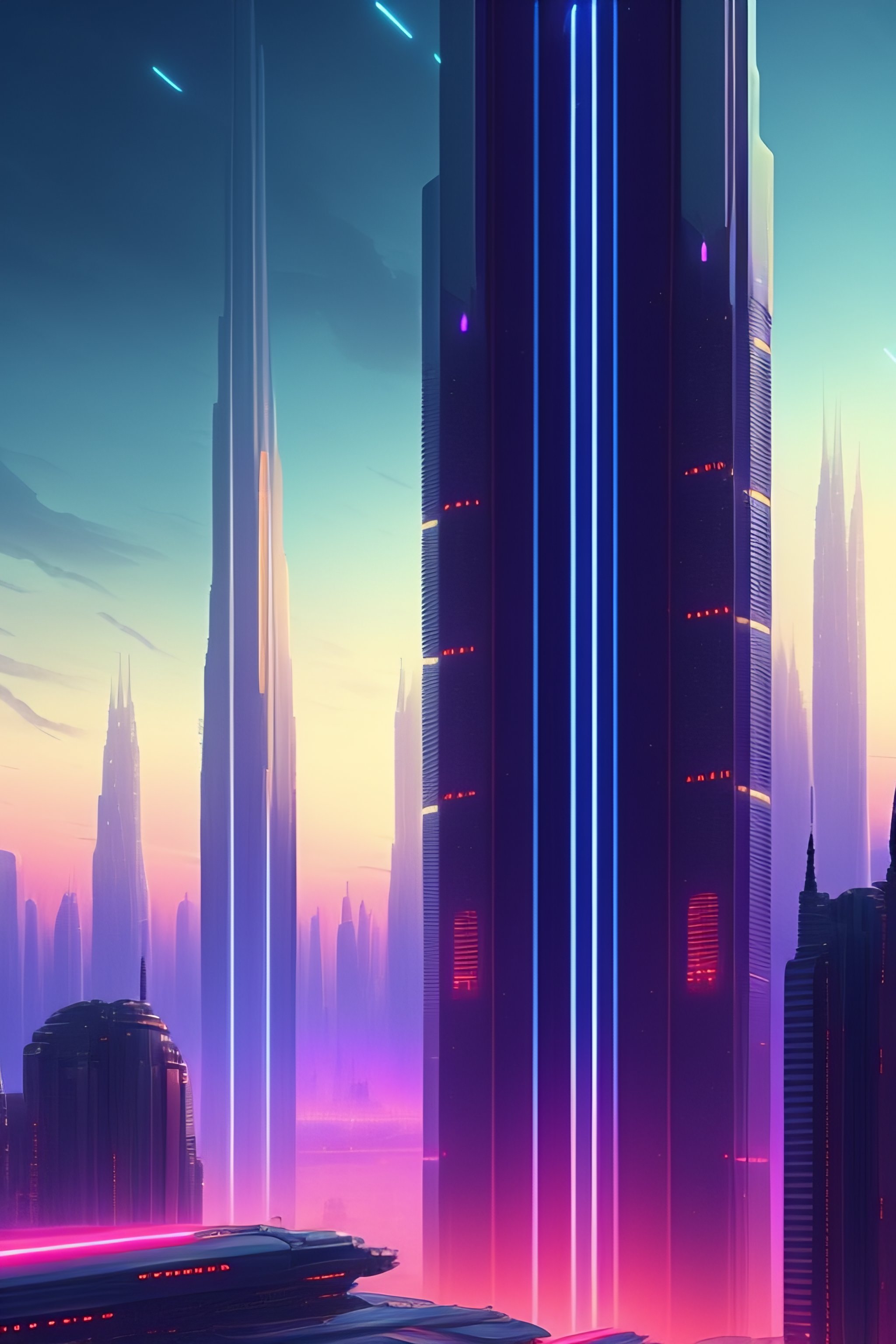 Lexica - A book cover for a book about a mega city called Helix ...