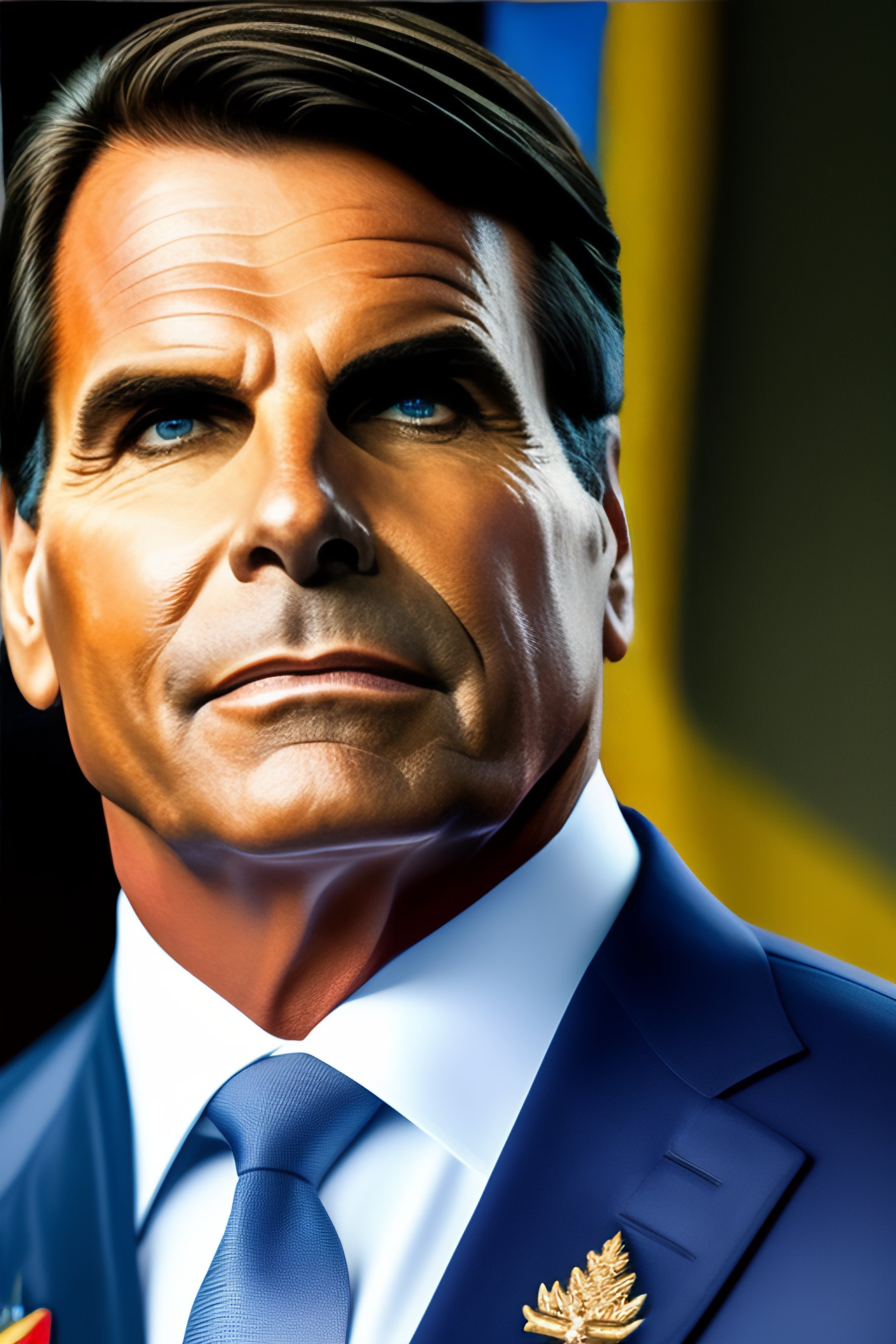 Lexica - A full-body portrait of Brazilian President Jair Bolsonaro ...