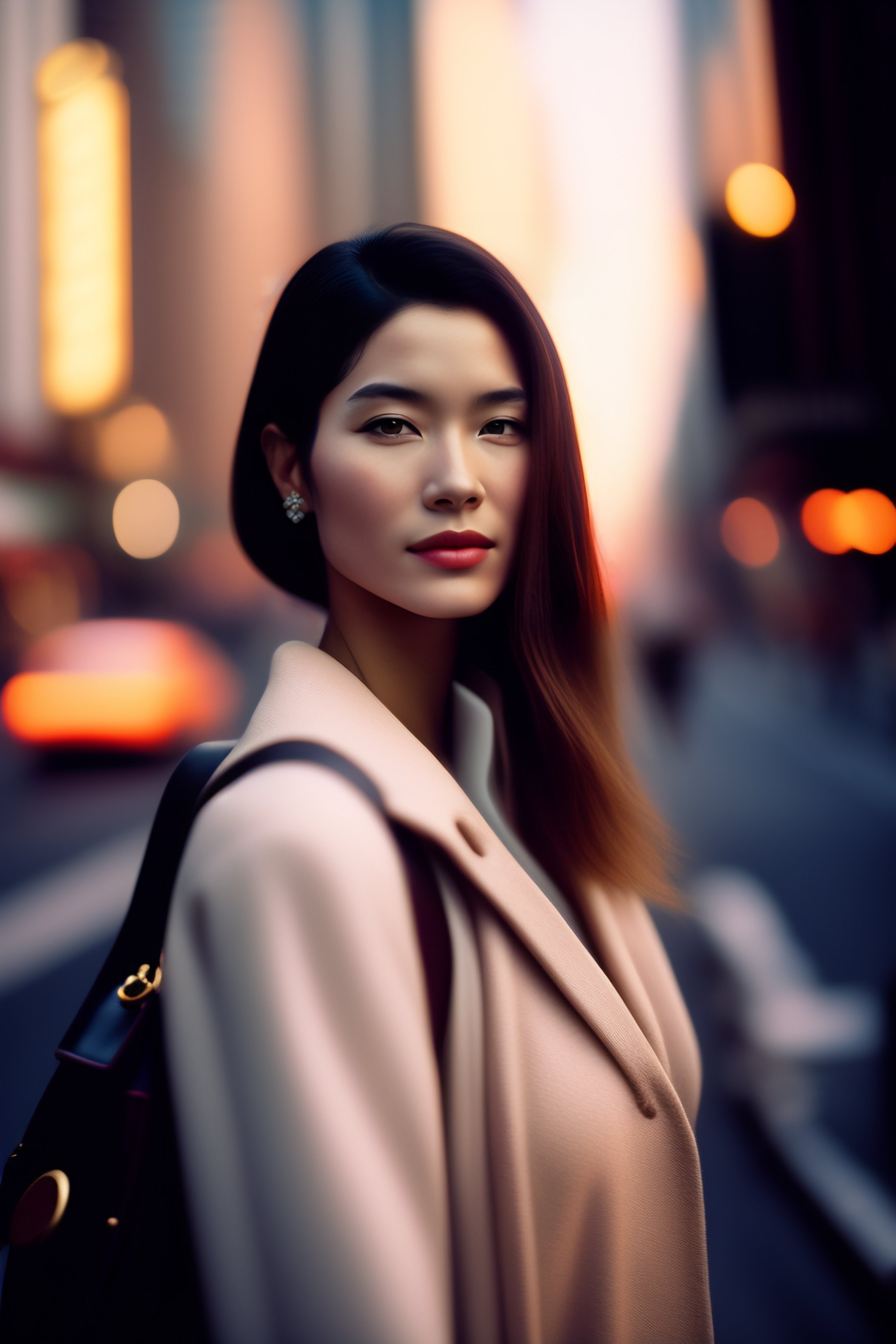 Lexica - Female semi nua perfect portrait, new york, medium format ...