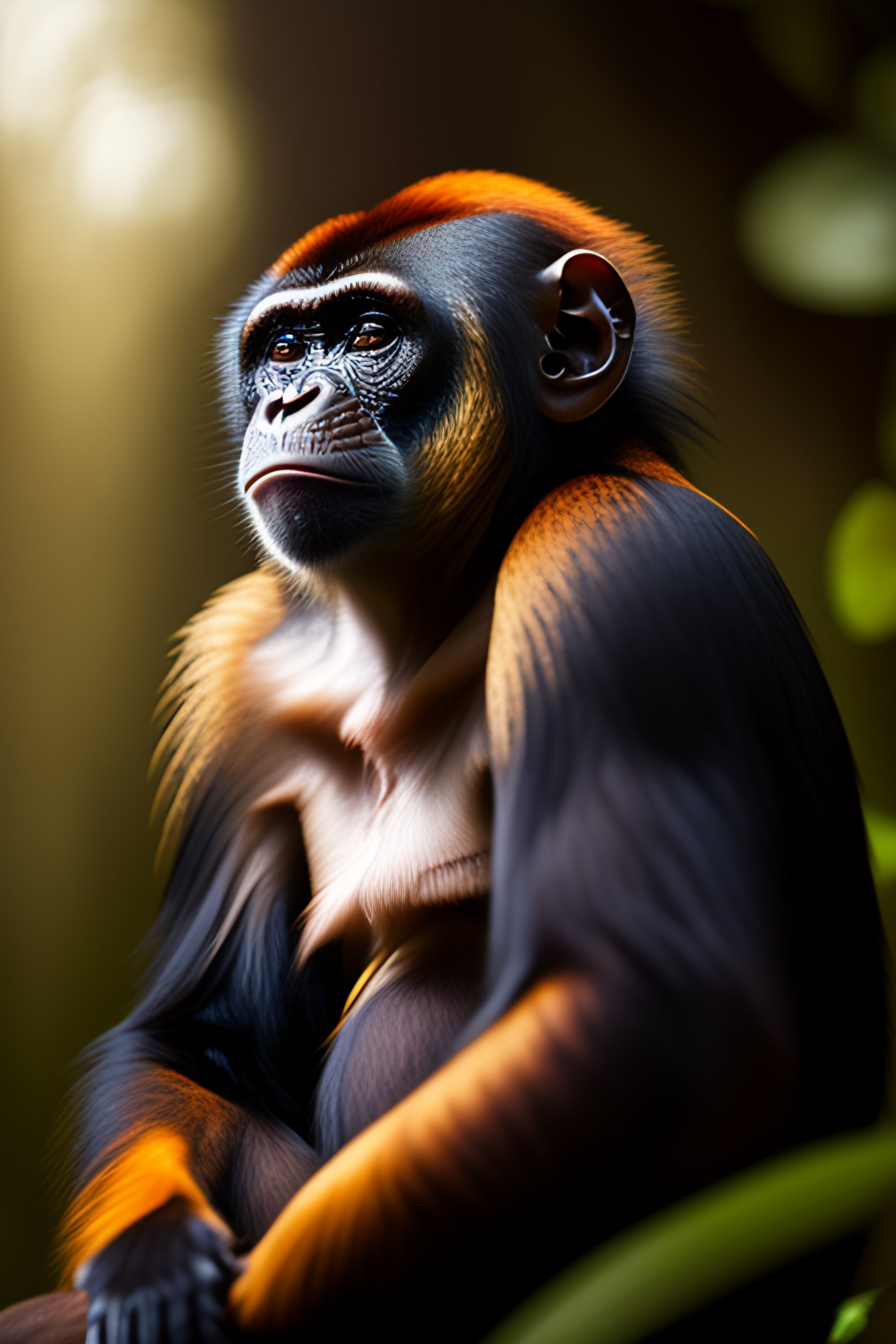 Lexica - Rococo bonobo monkey