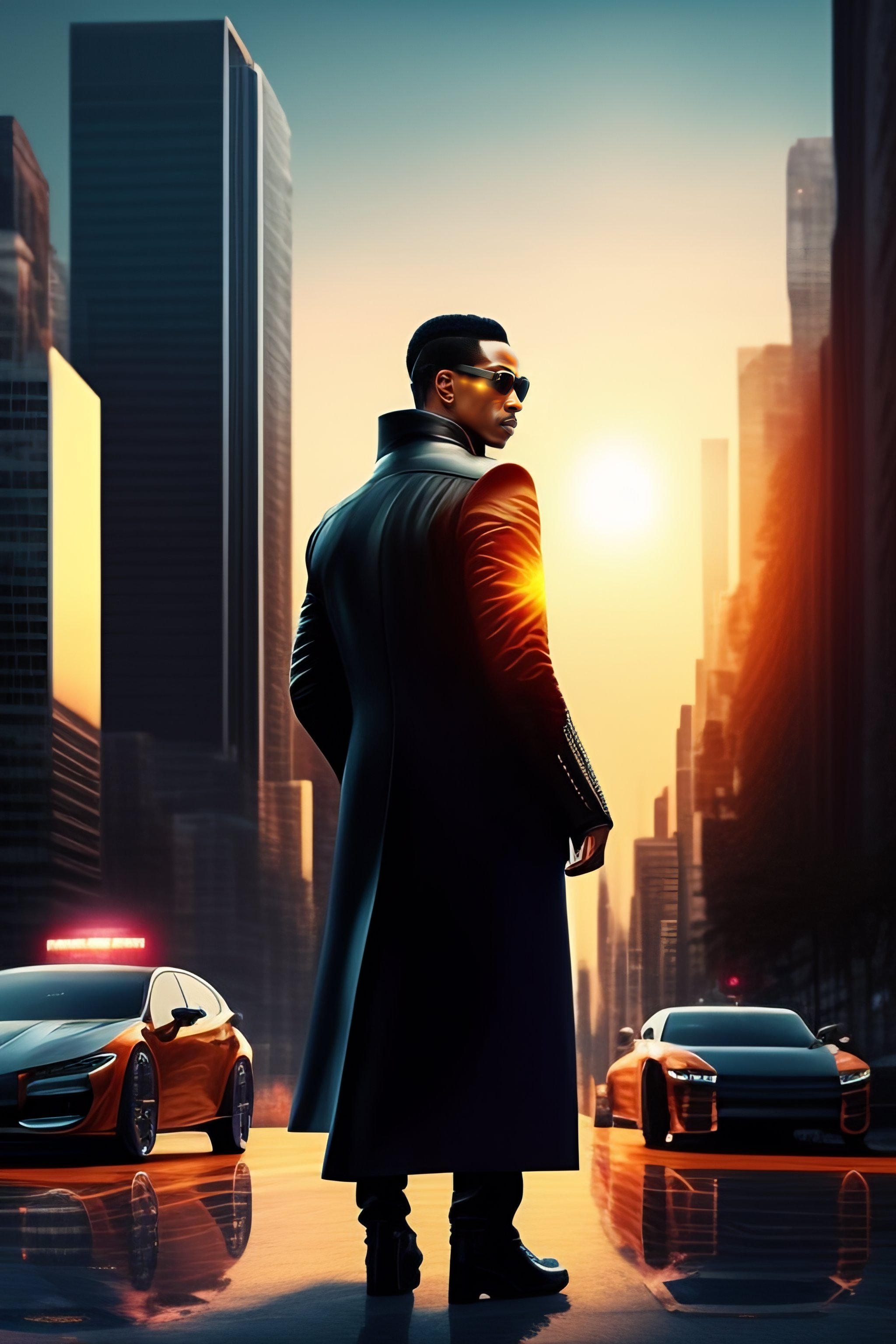 Lexica - New world order city, 8k, a street with future cars ...