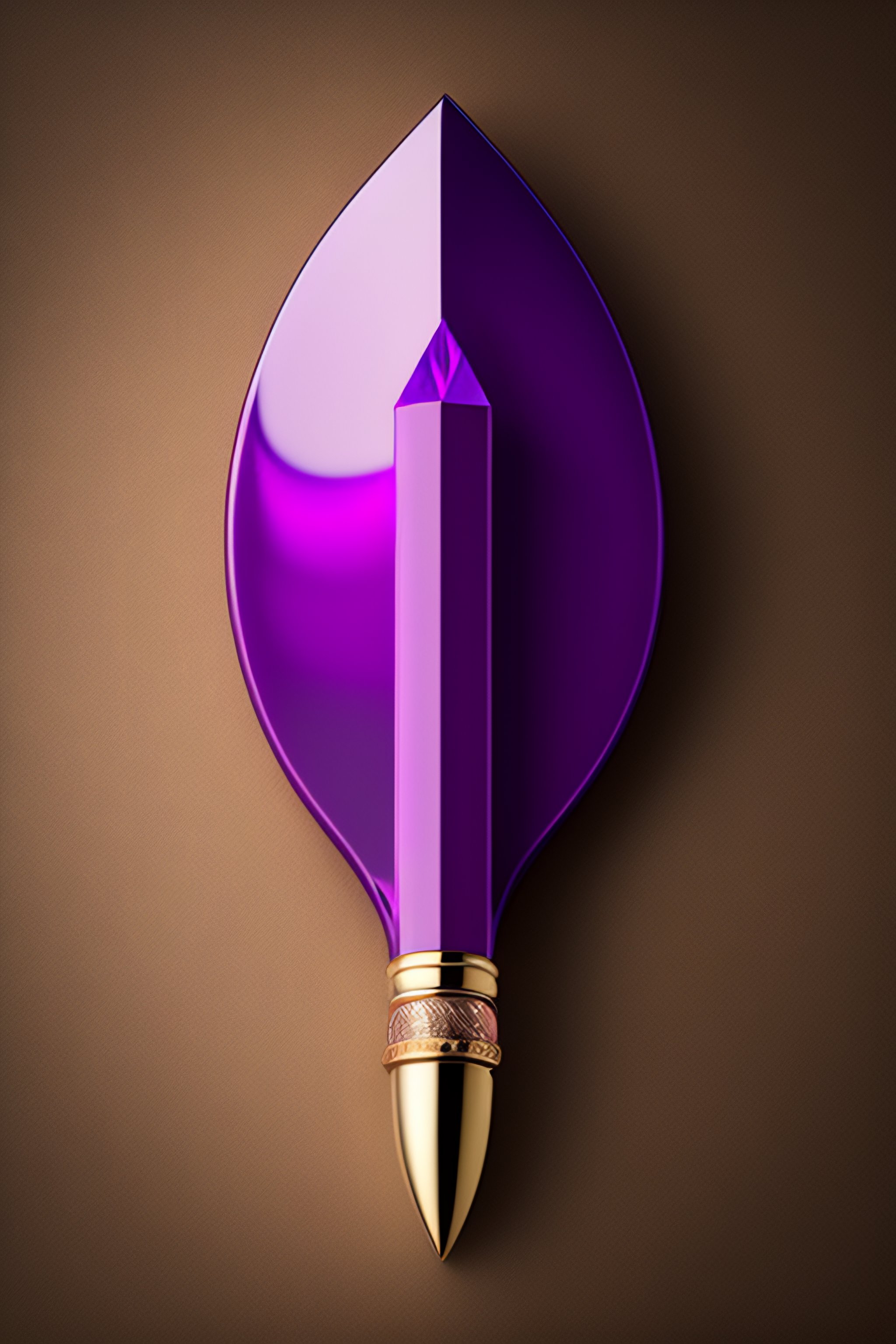 Lexica - Spear with purple crystals