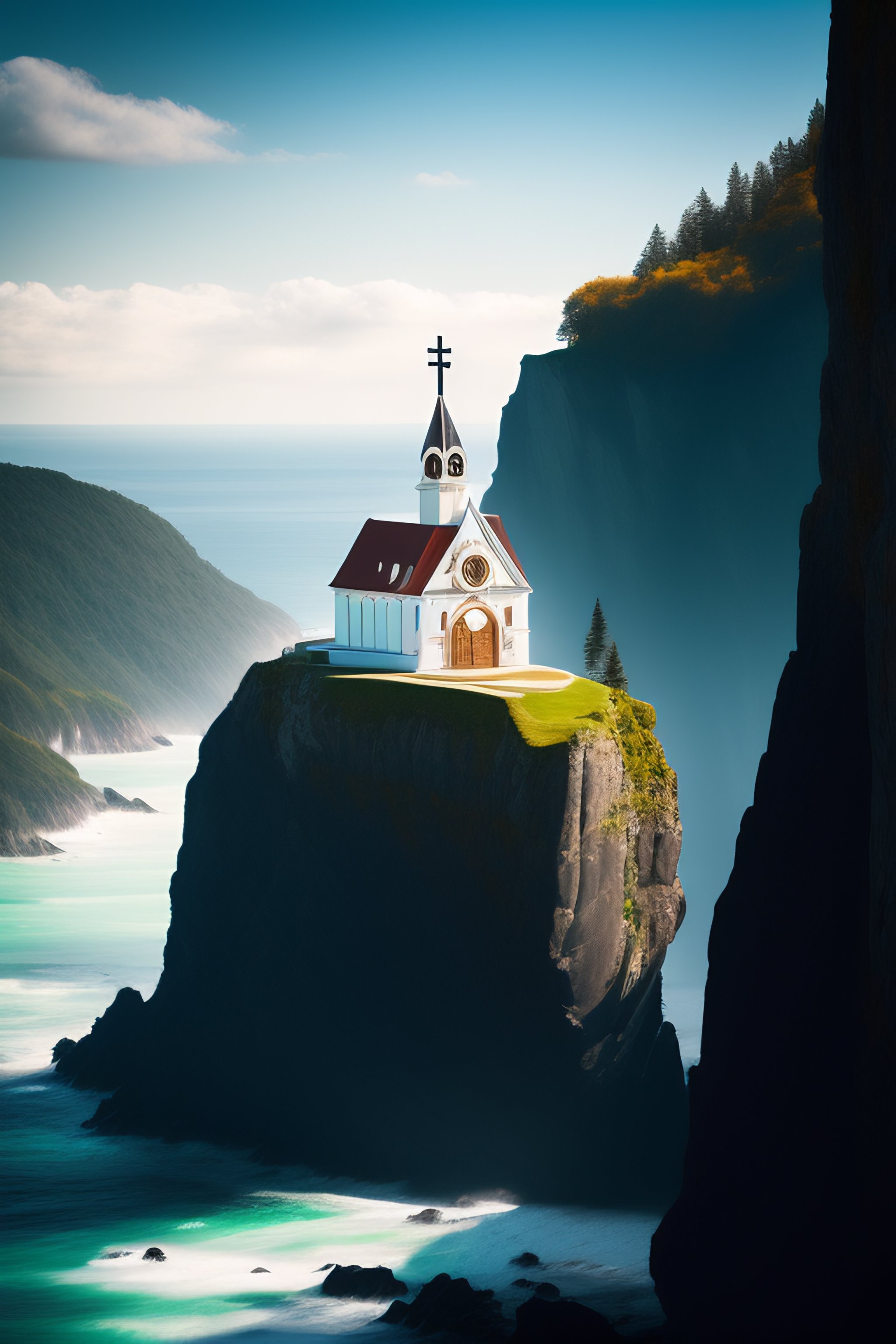Lexica - Church on a cliff