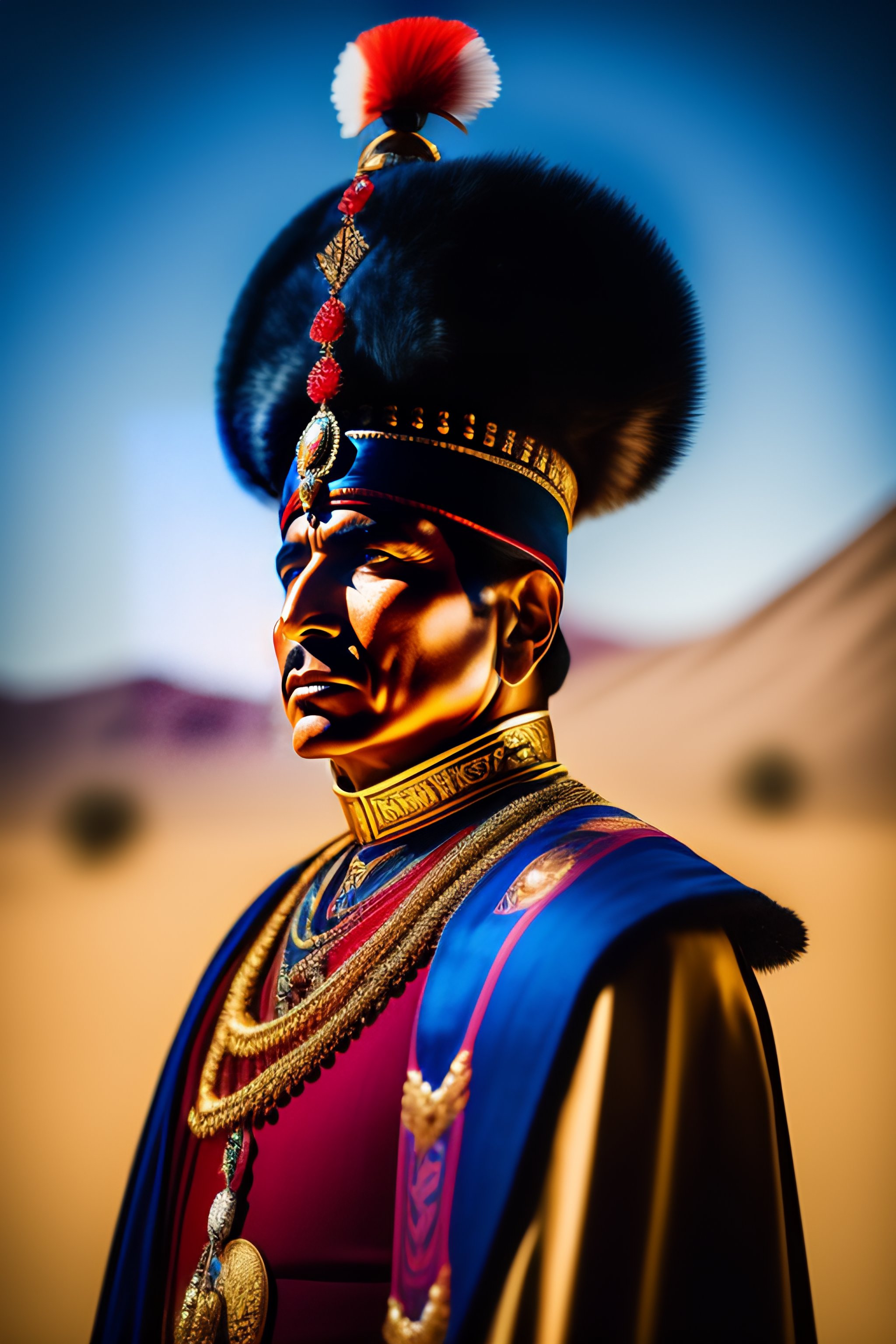 Lexica - Incan Emperor Atahualpa, captured in a regal and dignified ...
