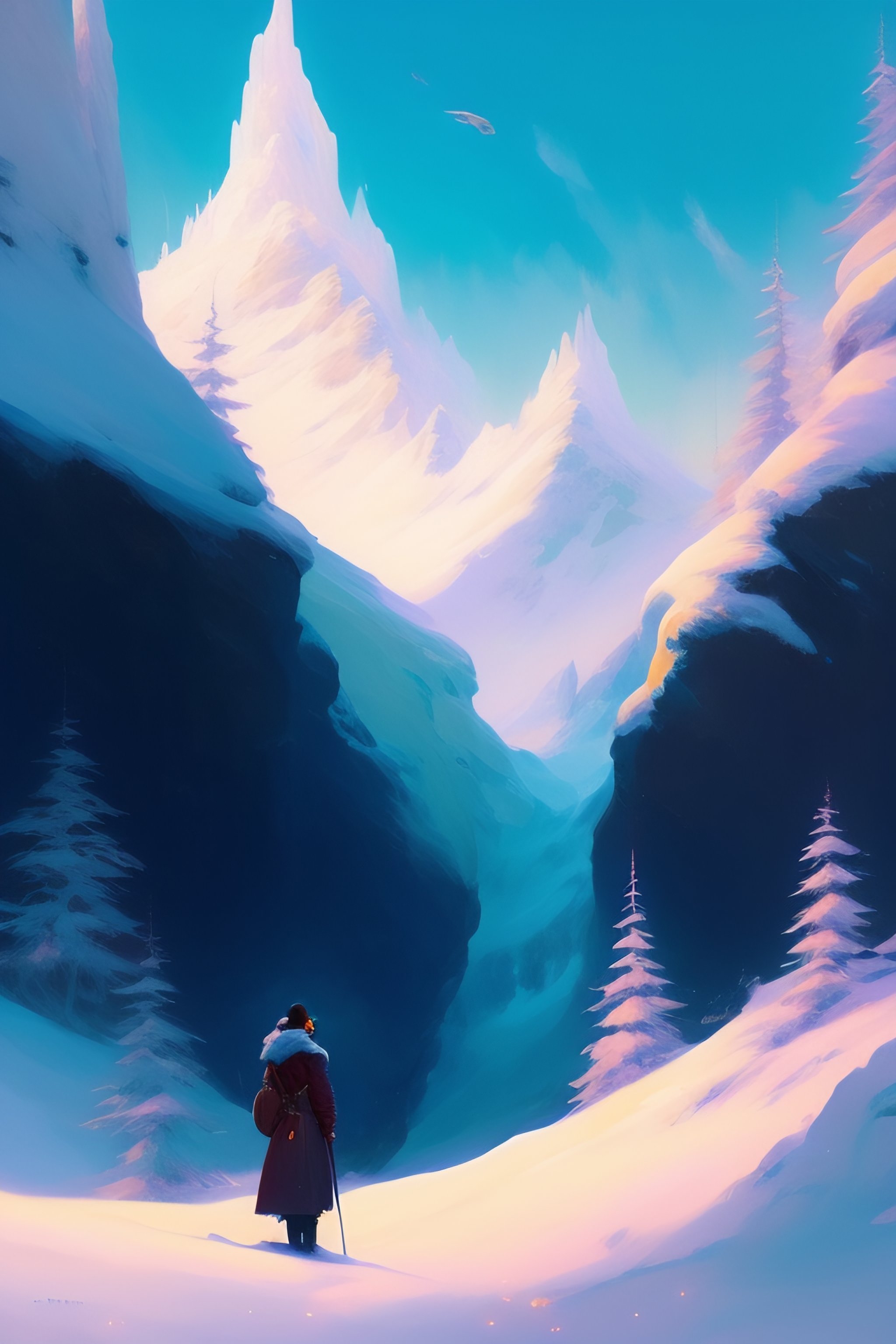 Lexica - Frozen love. brutalist fantasy, rule of thirds golden ratio ...