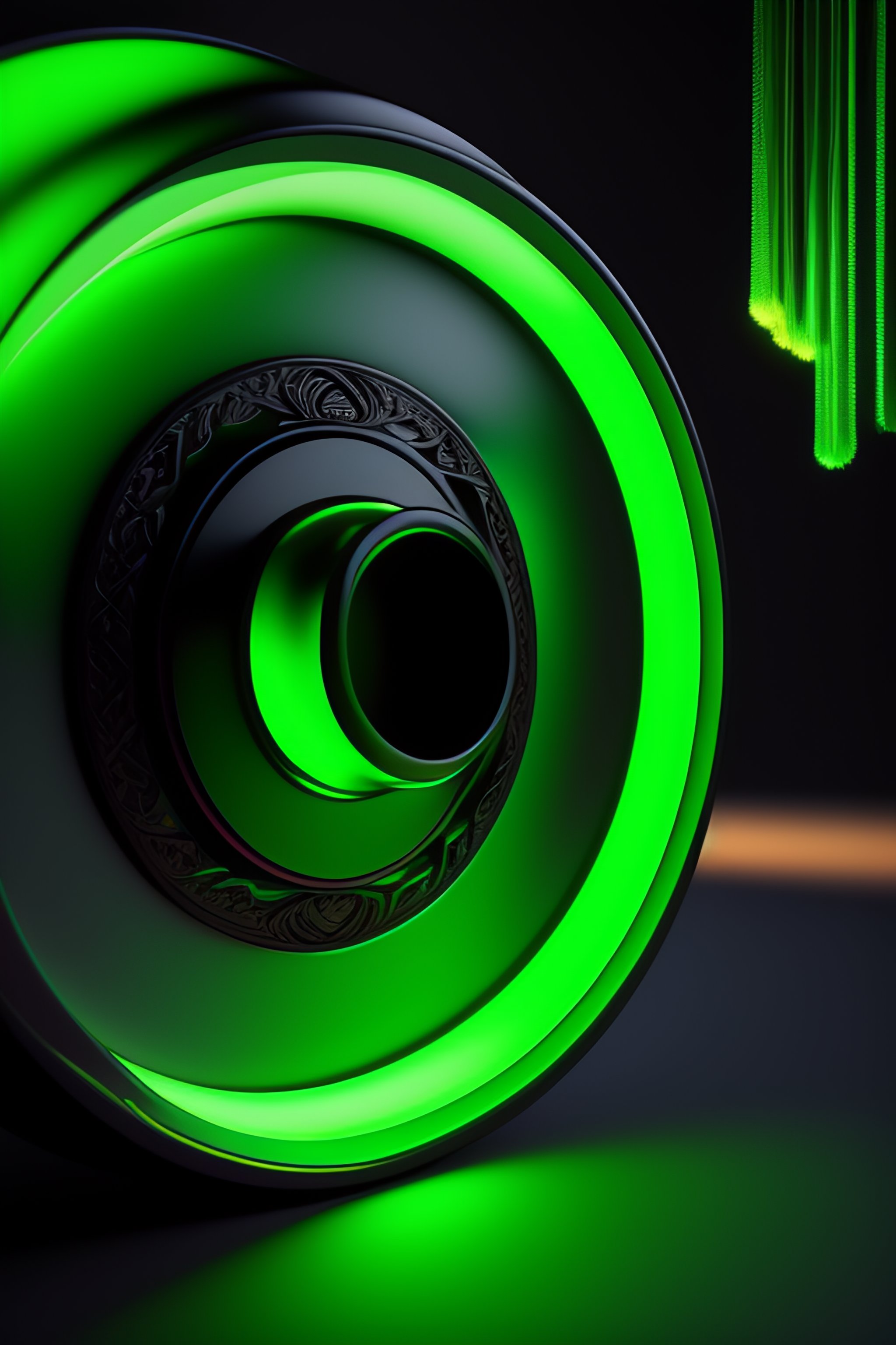 Lexica - Black and green paiting by style of adam adamowicz ...