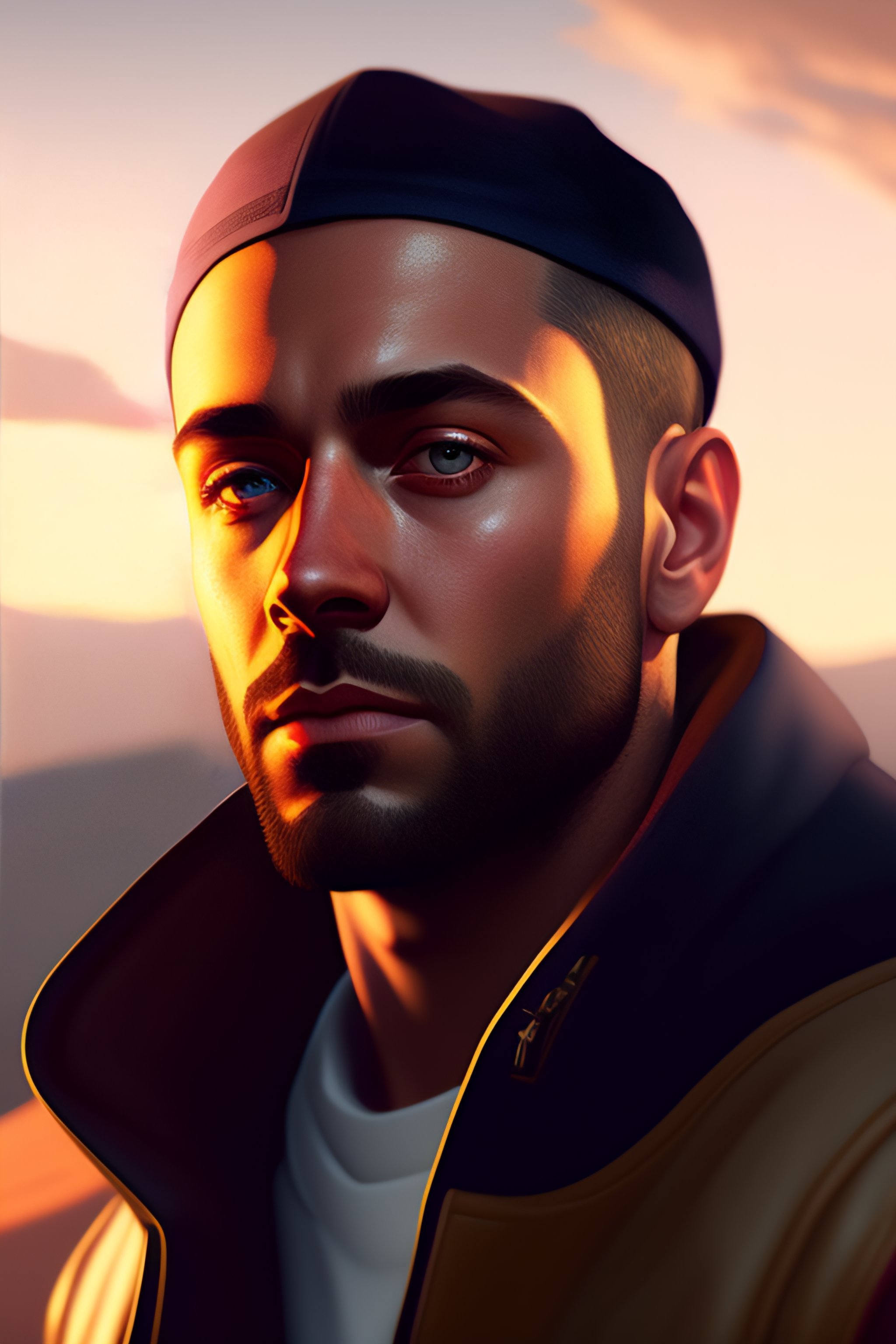 Lexica - Wide-angel portrait,highly detailed portrait Mac Miller, gta v ...