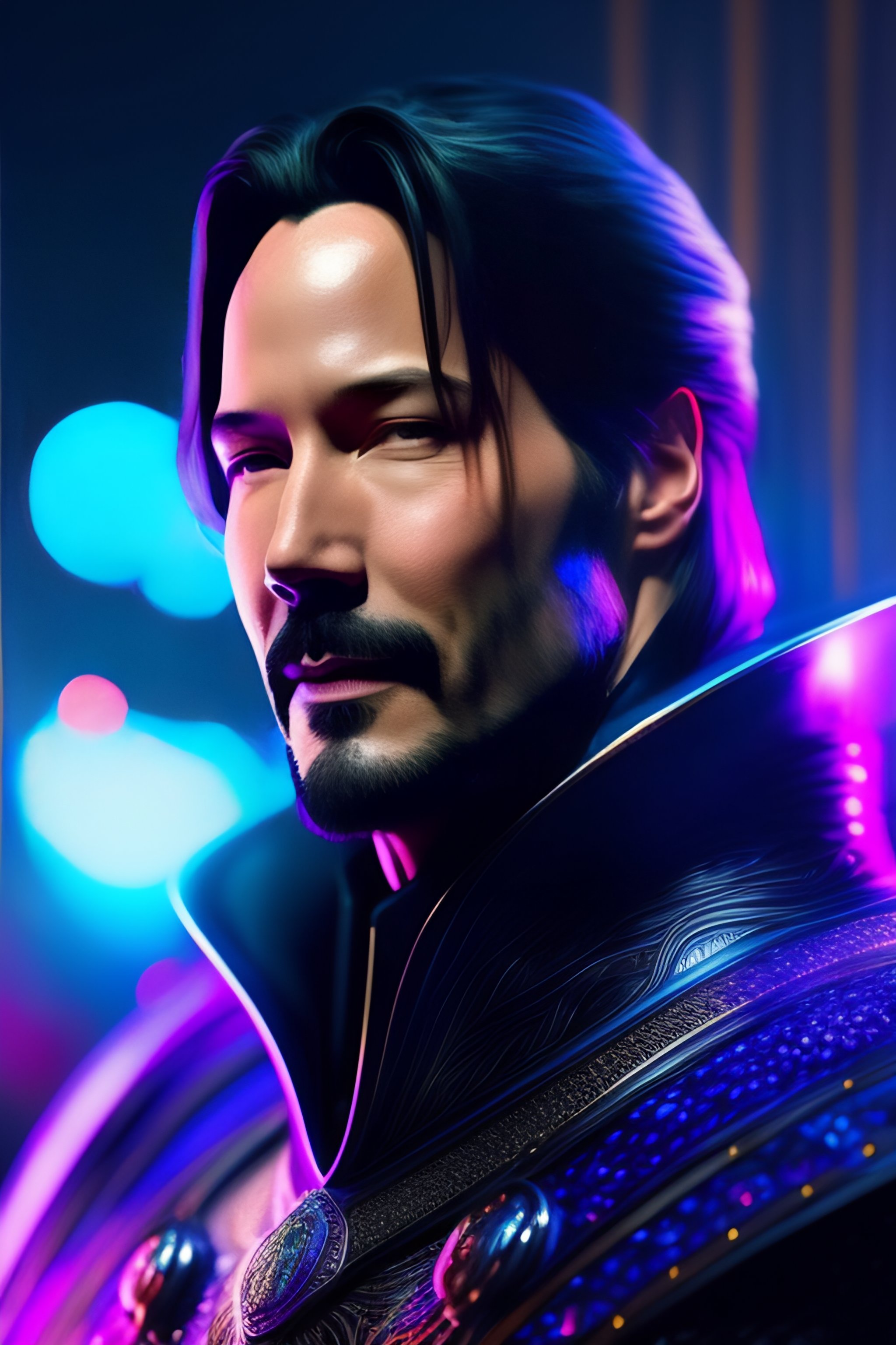 Lexica - Keanu reeves as Night King from Game of thrones, Hyper ...