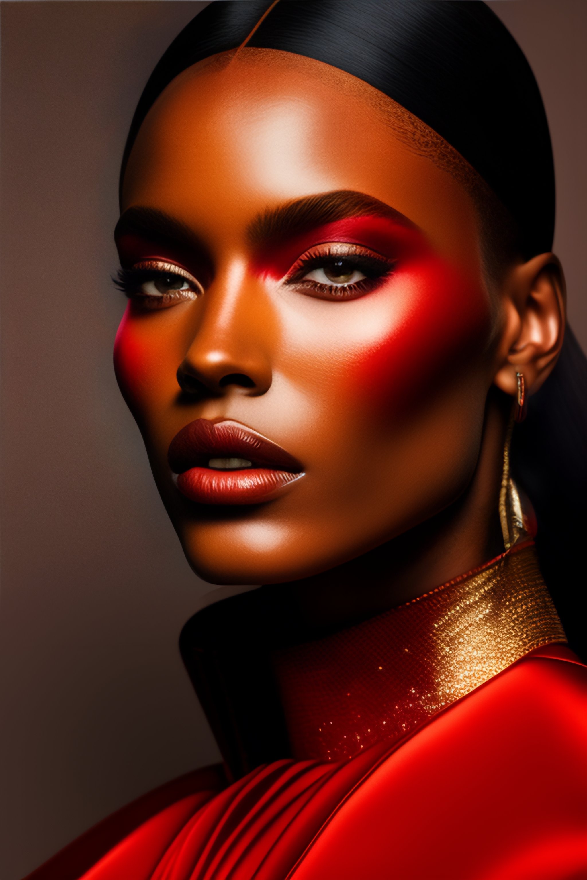 Lexica - Nick Knight's photograph of a female young fashion model who ...