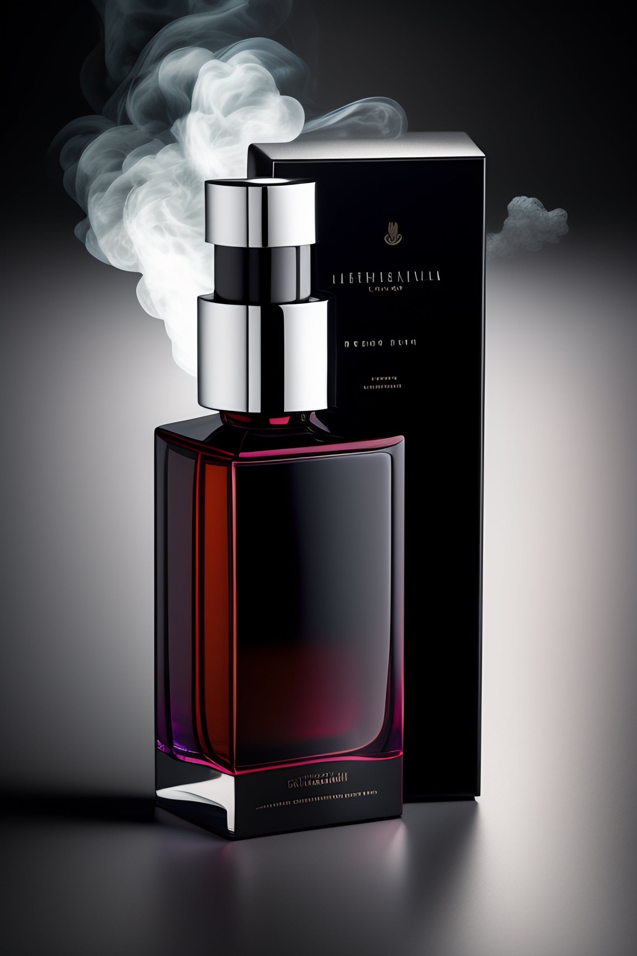 Lexica - A unique dark perfume bottle with a dark deluxe packaging box ...