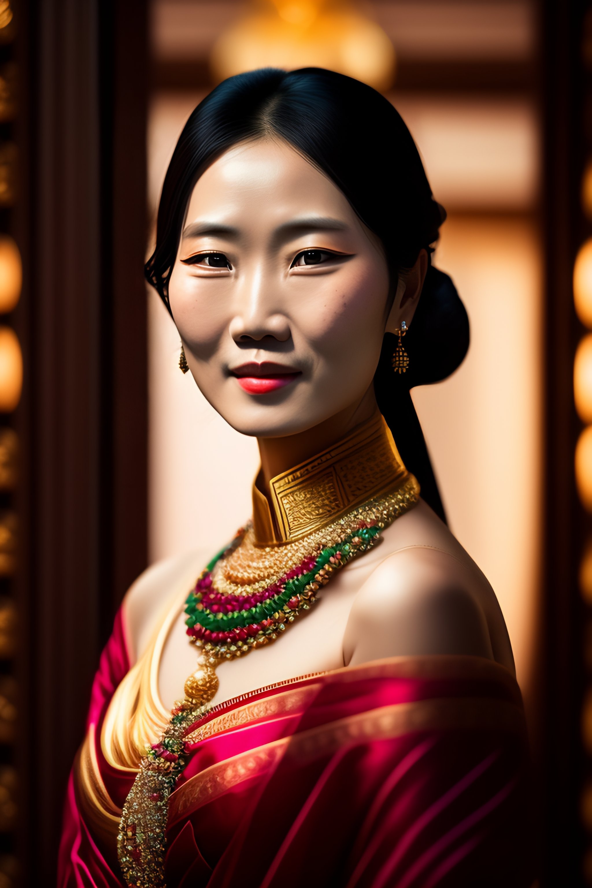 Lexica - Portrait of a wonderful asia woman 8 k masterpiece.