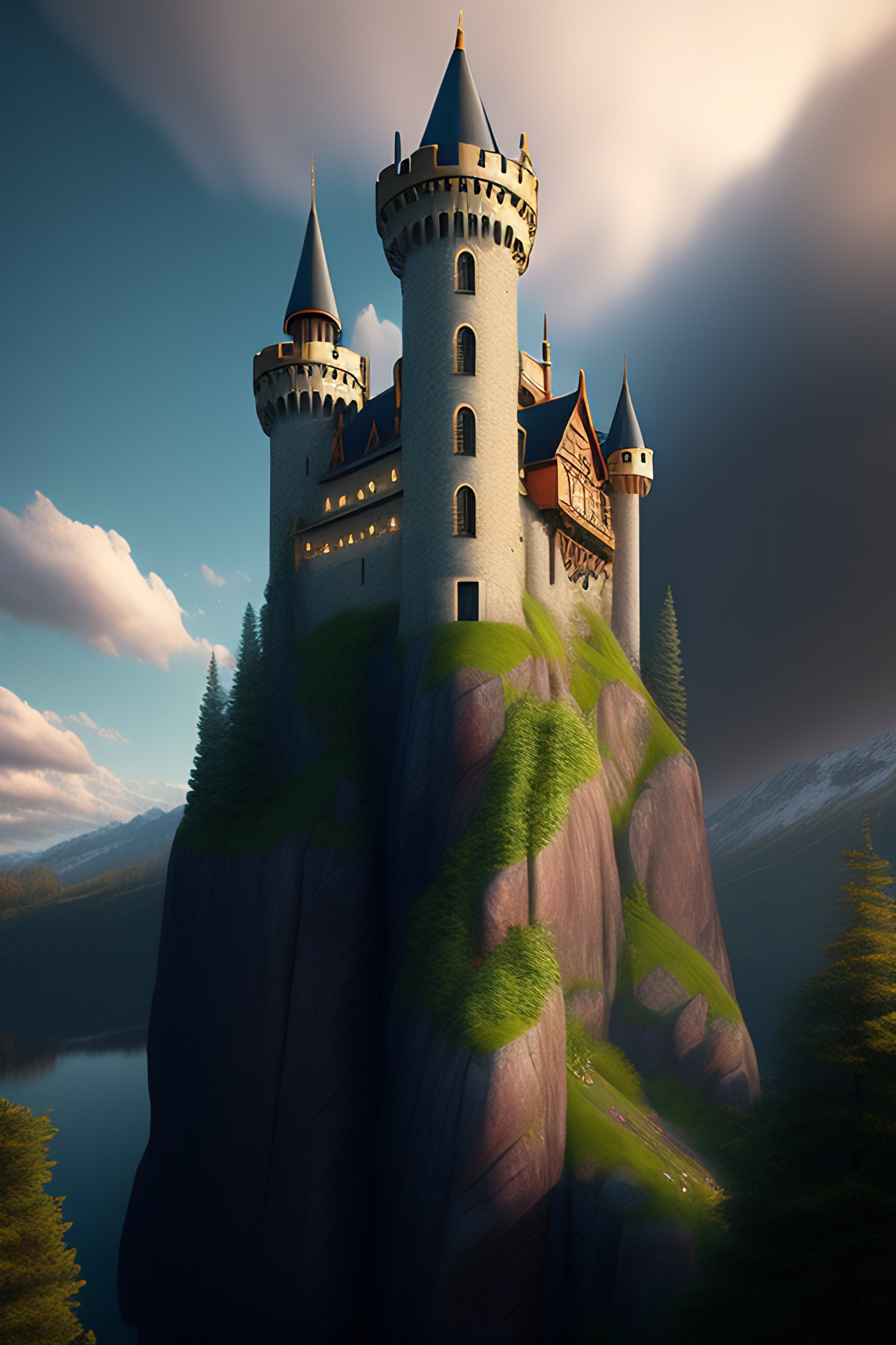 Lexica - Realistic castle