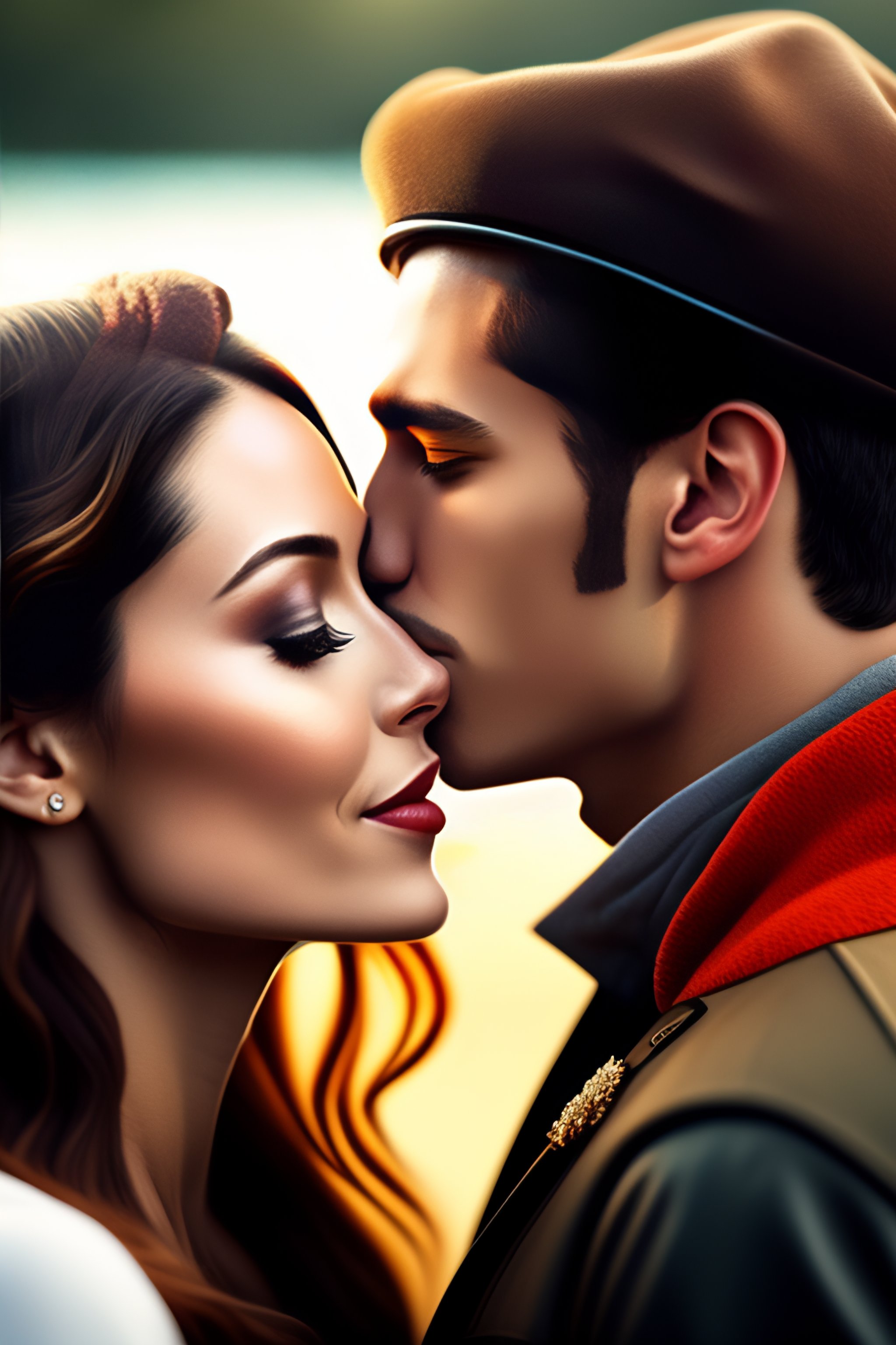 Lexica - Kissing couple