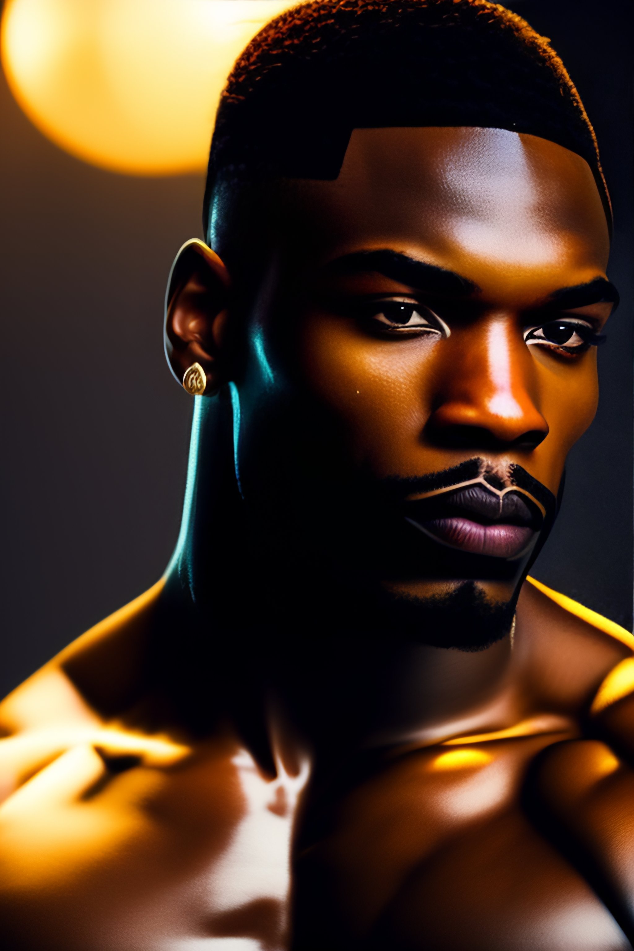 Lexica - 23 black man, masculine.
