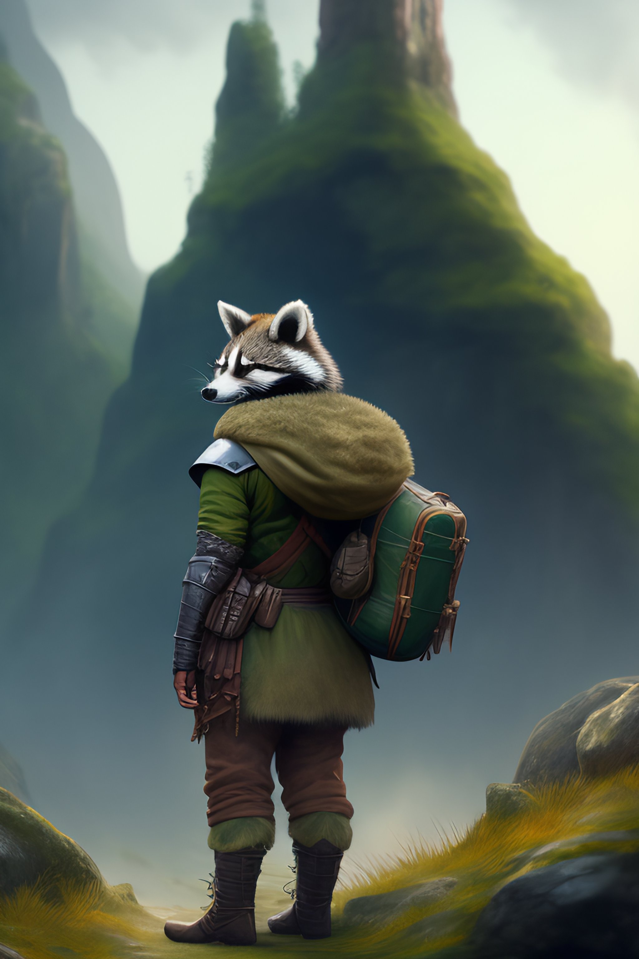 Lexica - A full body high detail fantasy portrait illustration of a ...