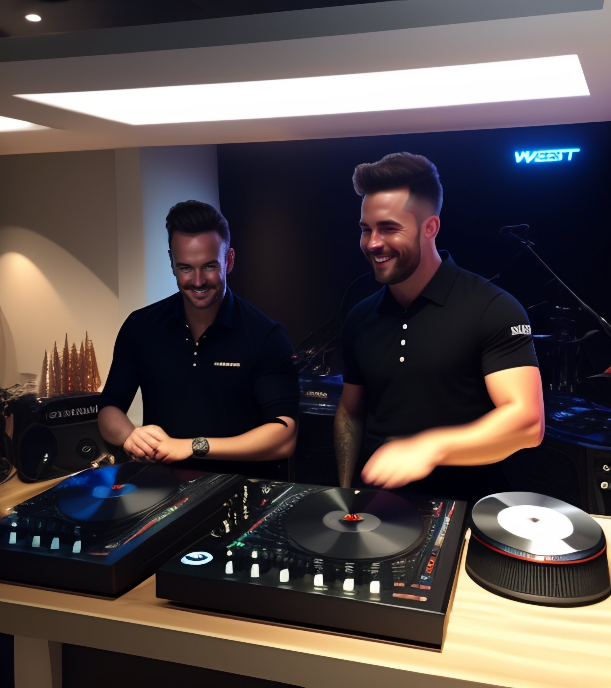 Lexica - Rory and mark djing at wesport house to a crowd of clowns