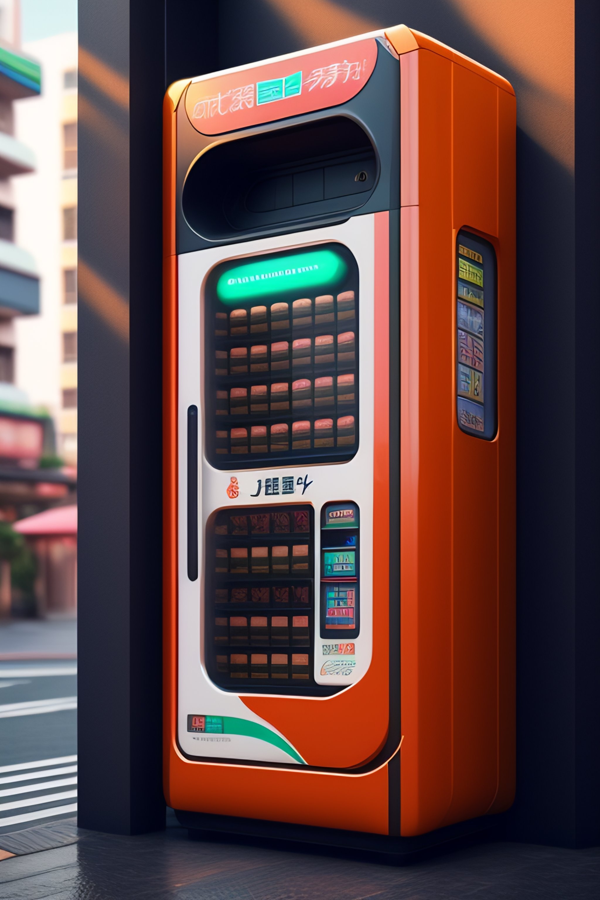 Lexica - Japanese vending machines in front of a store on Kyoto street ...