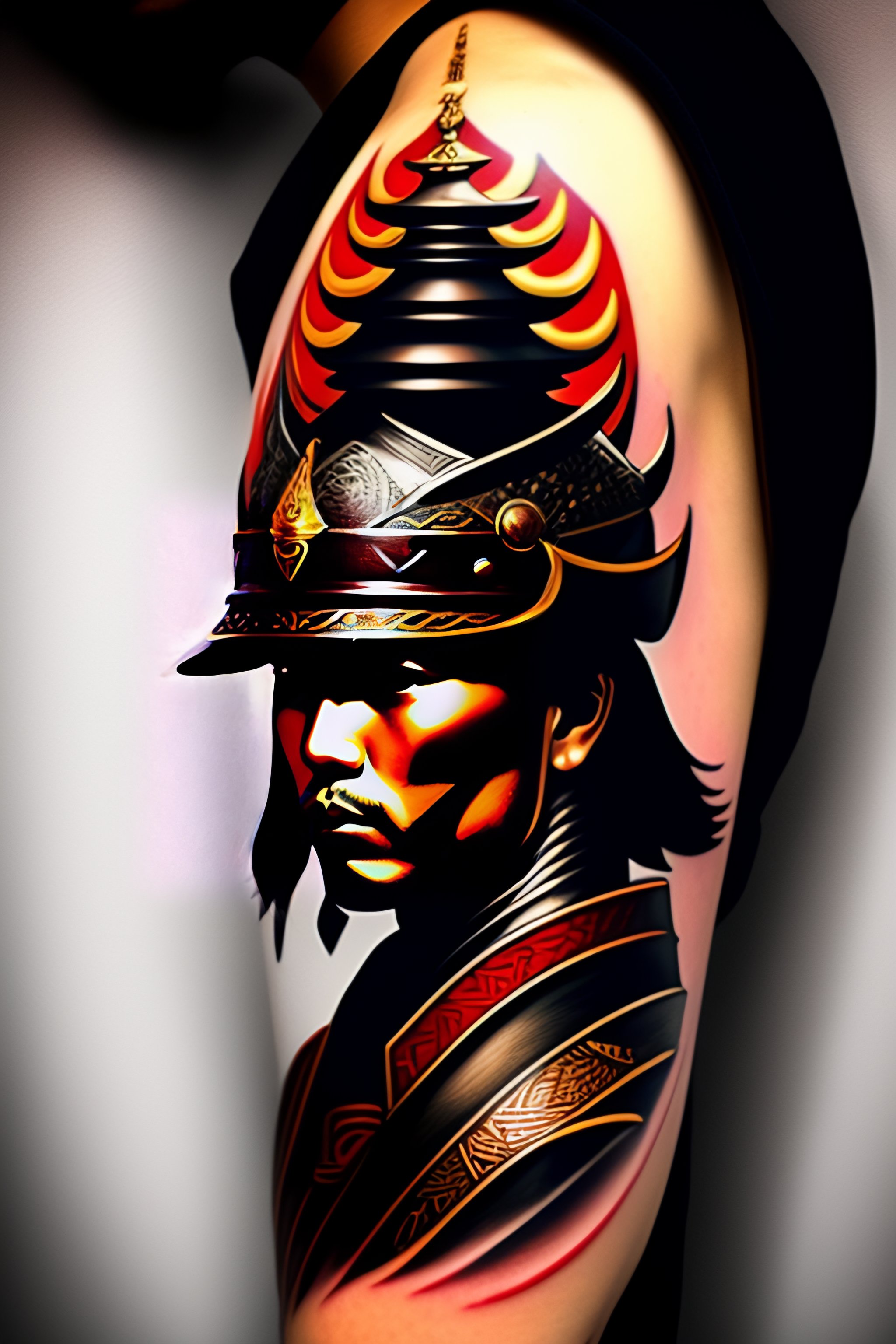Lexica - Samurai helm tattoo