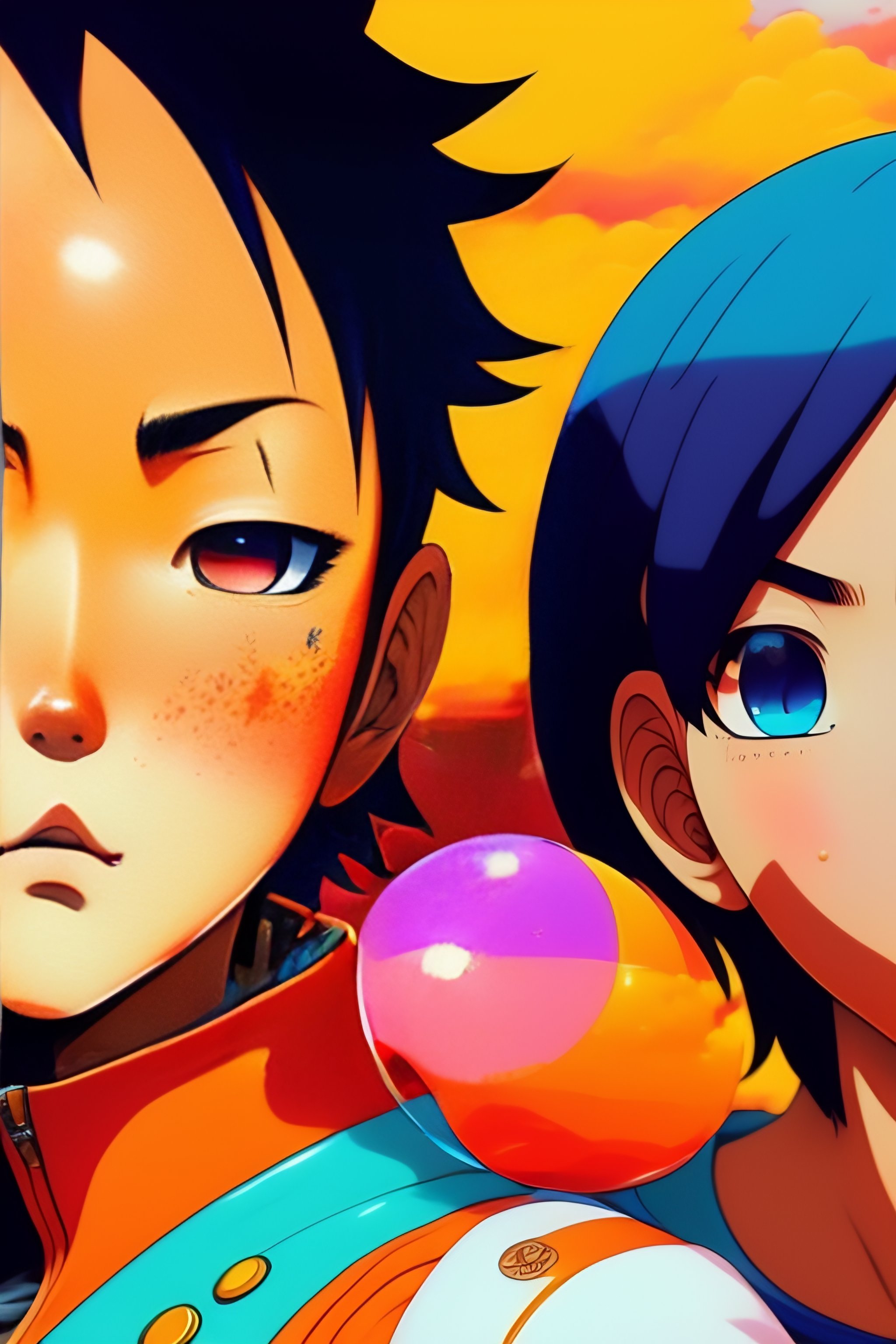 Lexica - One piece, studio ghibli, akira toriyama, james gilleard ...