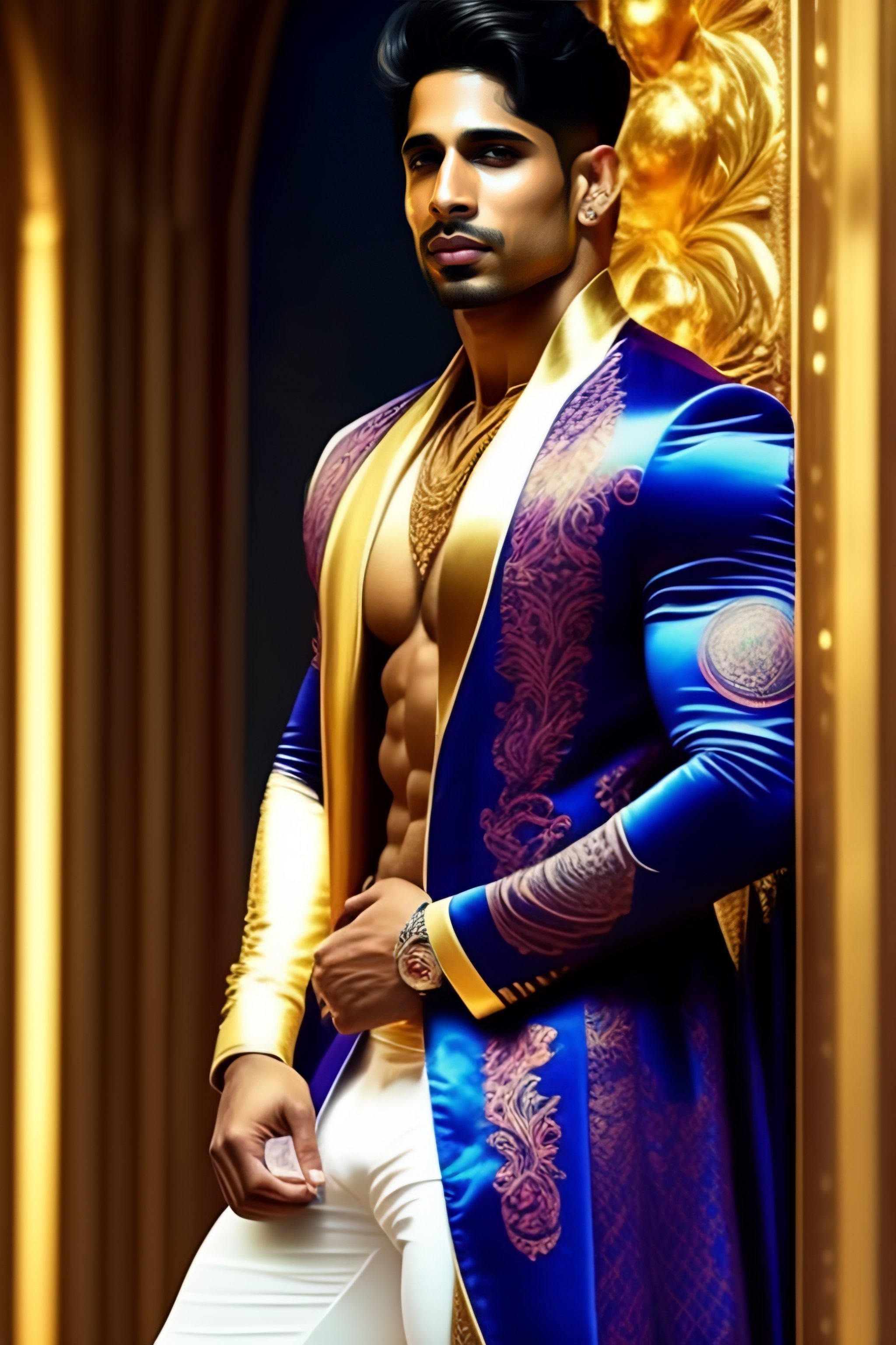 Lexica - Sidharth malhotra, gym bro, dynamic pose, ethereal, Full body ...