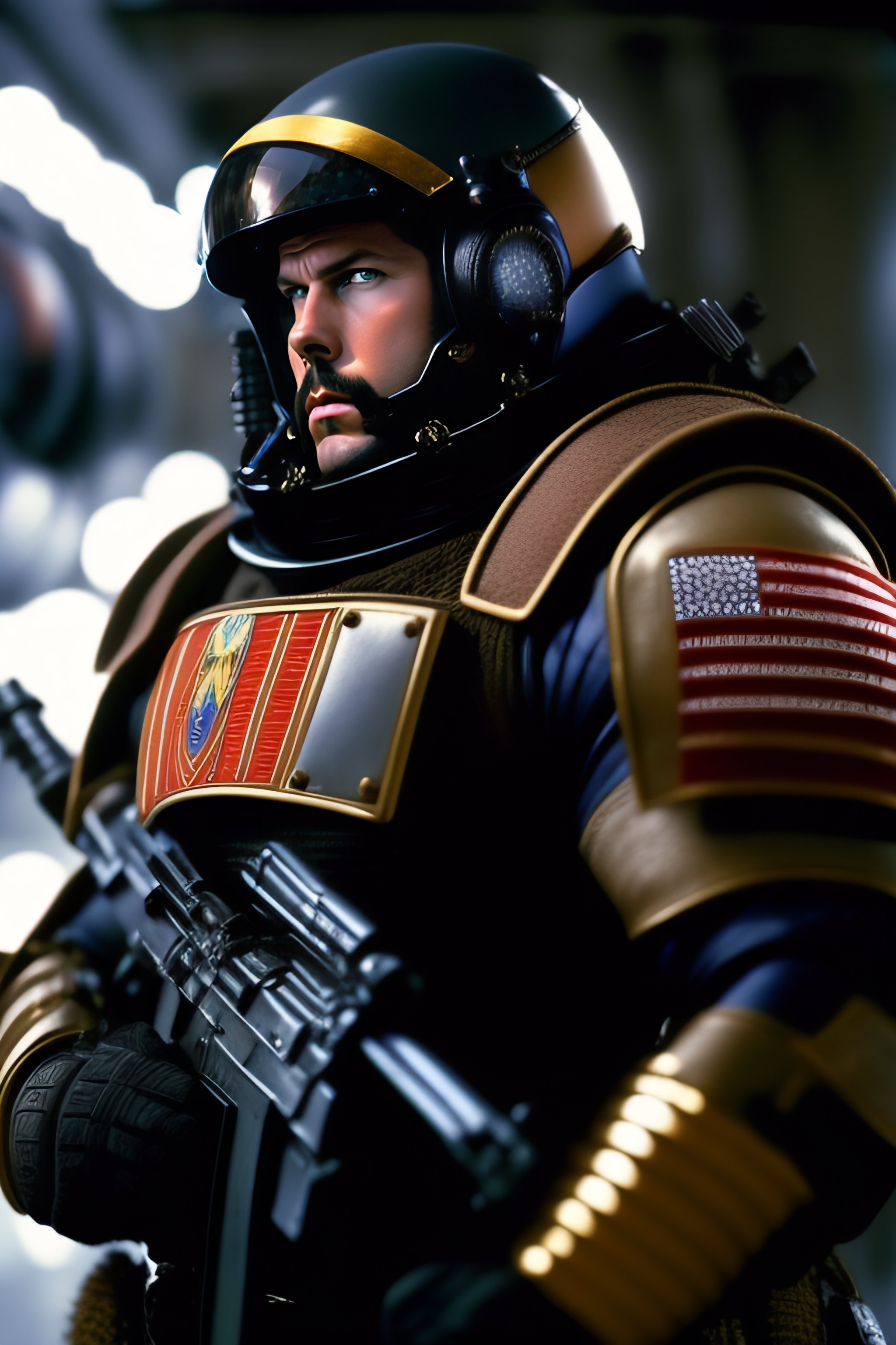 Lexica - Adam baldwin as a badass space marine in heavy servo armor ...