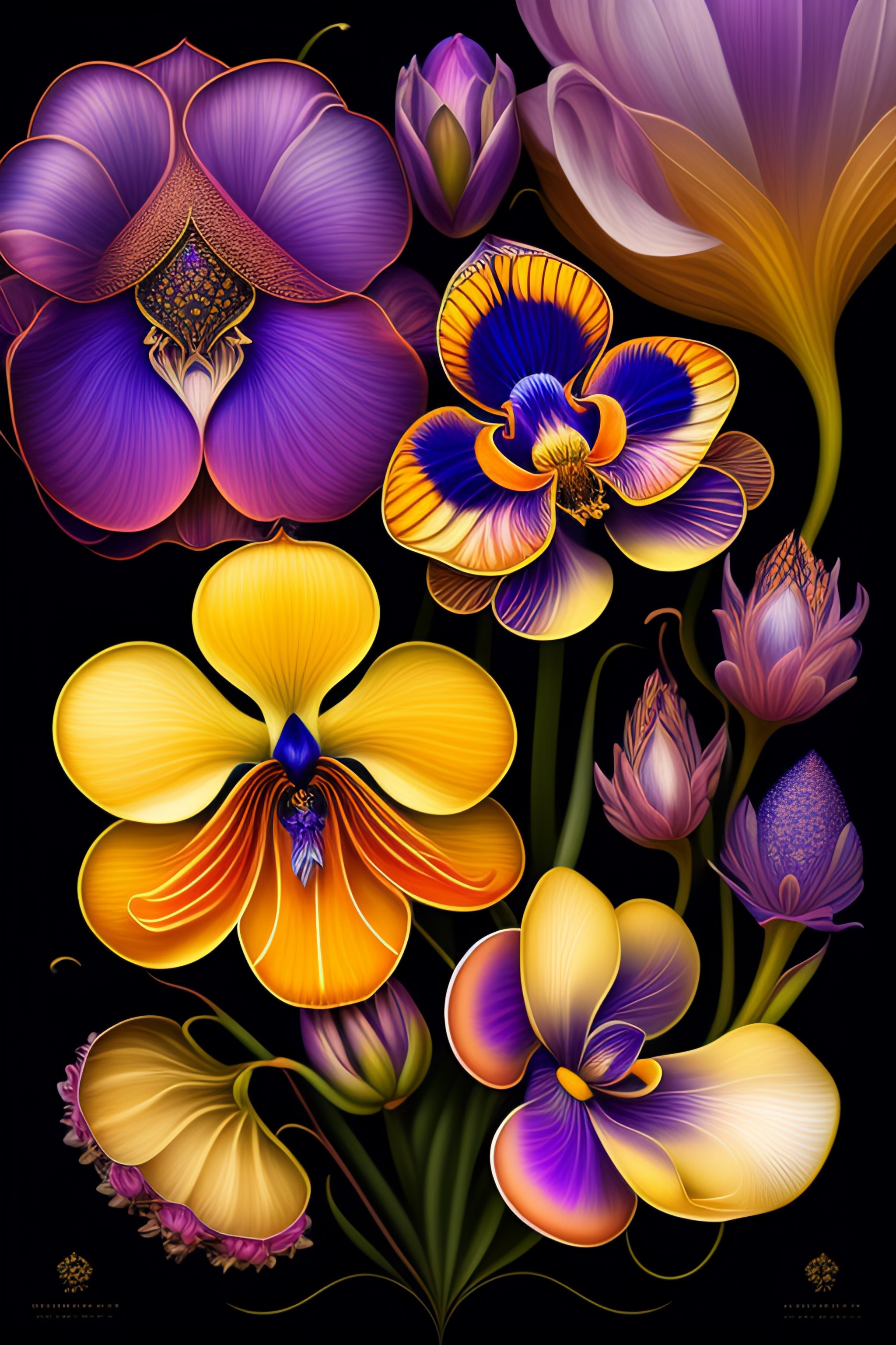 Lexica - Graphic flyer, with a 2d vectorial illustration An ultra hd ...