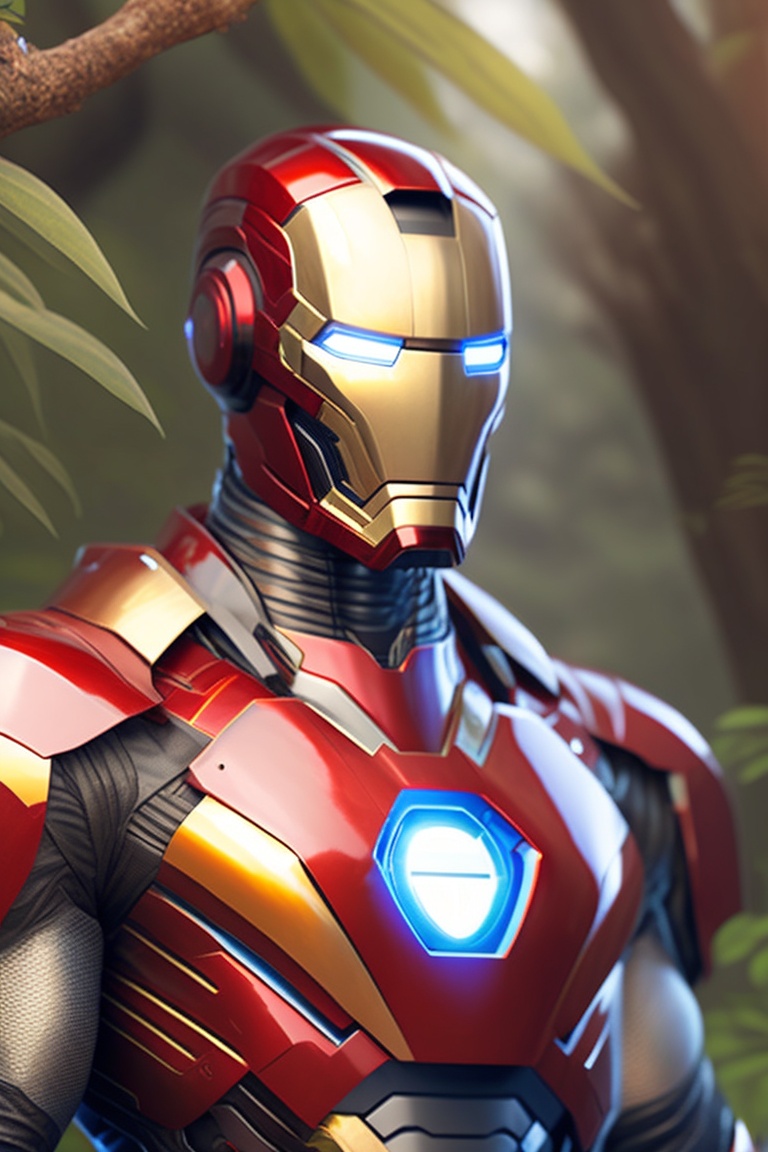 Iron Man White Background