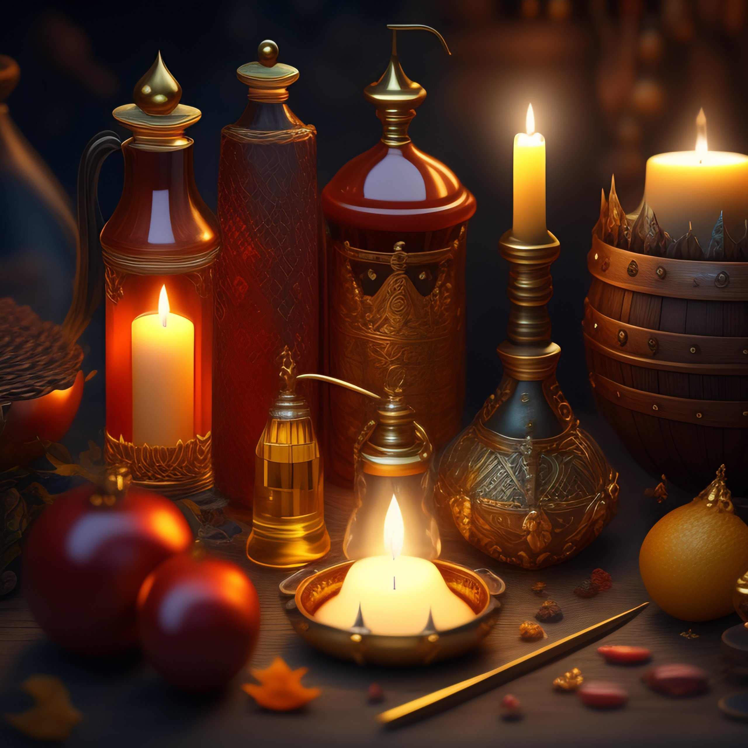 Lexica - Magical tools and potions, Costumes and props, Knolling ...
